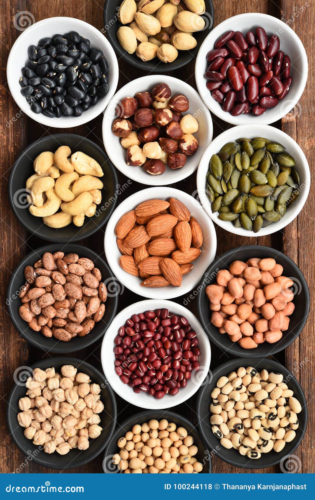 Collection of Different Legumes Stock Photo - Image of seeds, orange ...