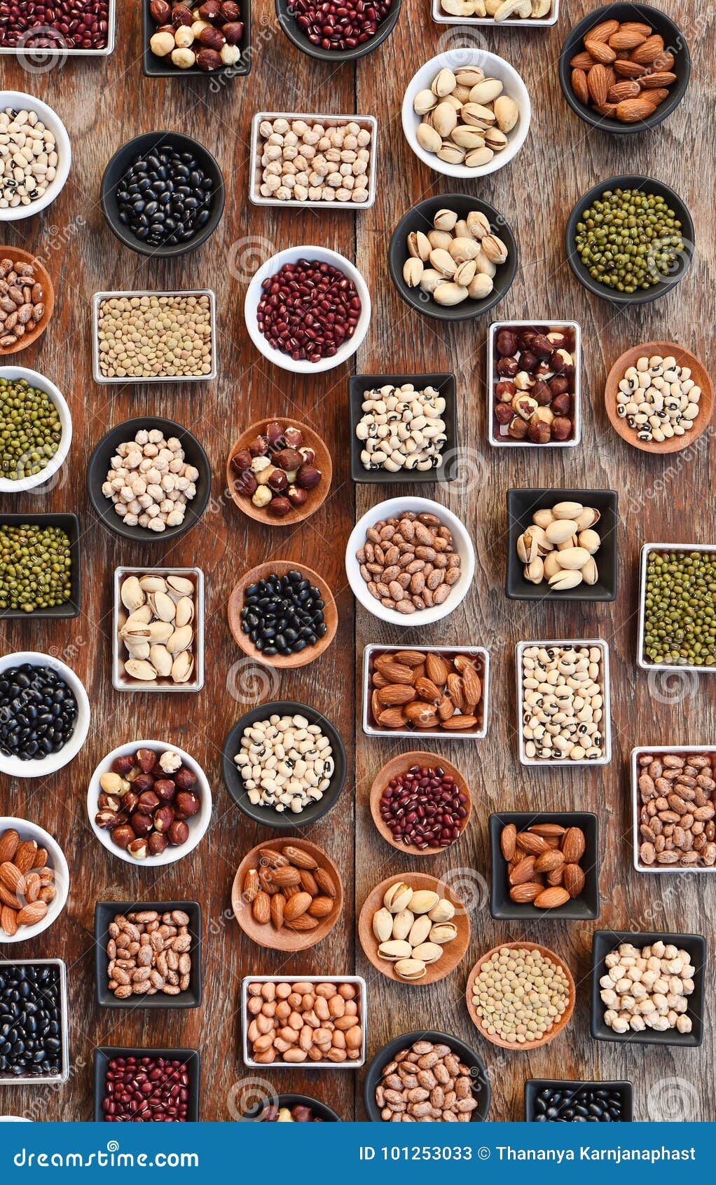 Collection of Different Legumes Stock Image - Image of green, bowl ...