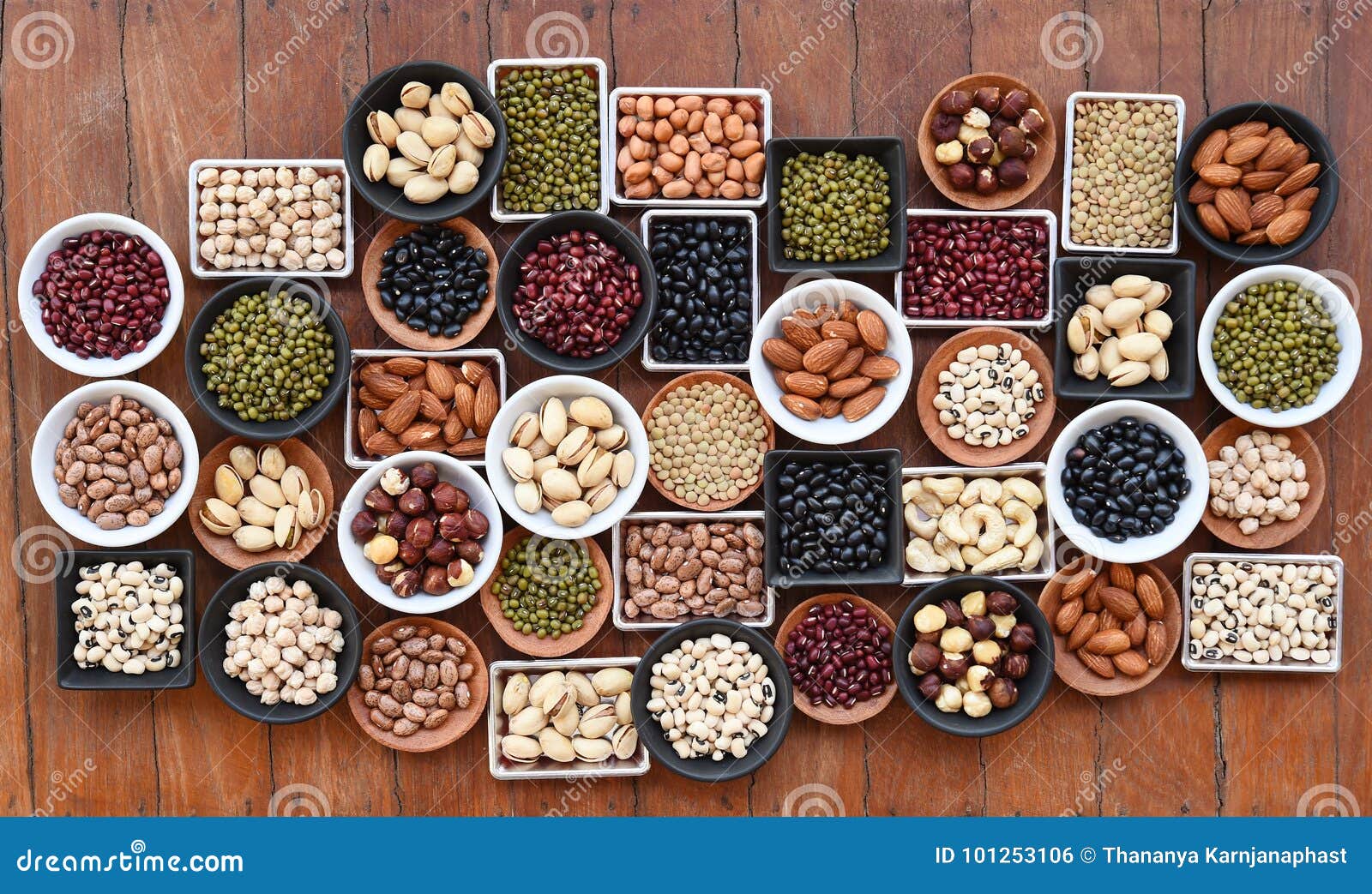 Collection of Different Legumes Stock Photo - Image of mung, healthy ...