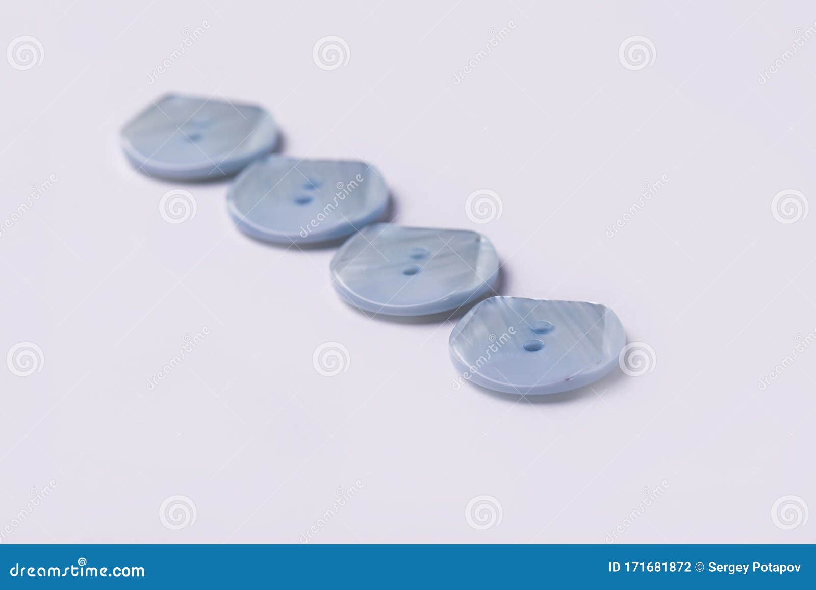 A Collection of Different Spare Clothing Buttons. Stock Photo - Image ...