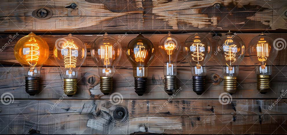 A Collection of Different Types of Light Bulbs High Quality Photo Stock ...
