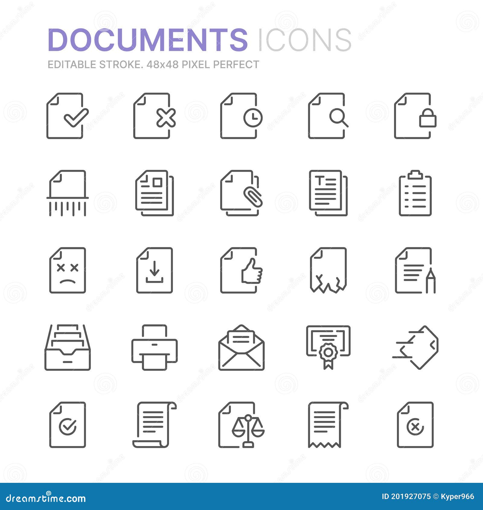 Documents Enclosed, Label Sign And Sticker For Packaging And Delivery ...