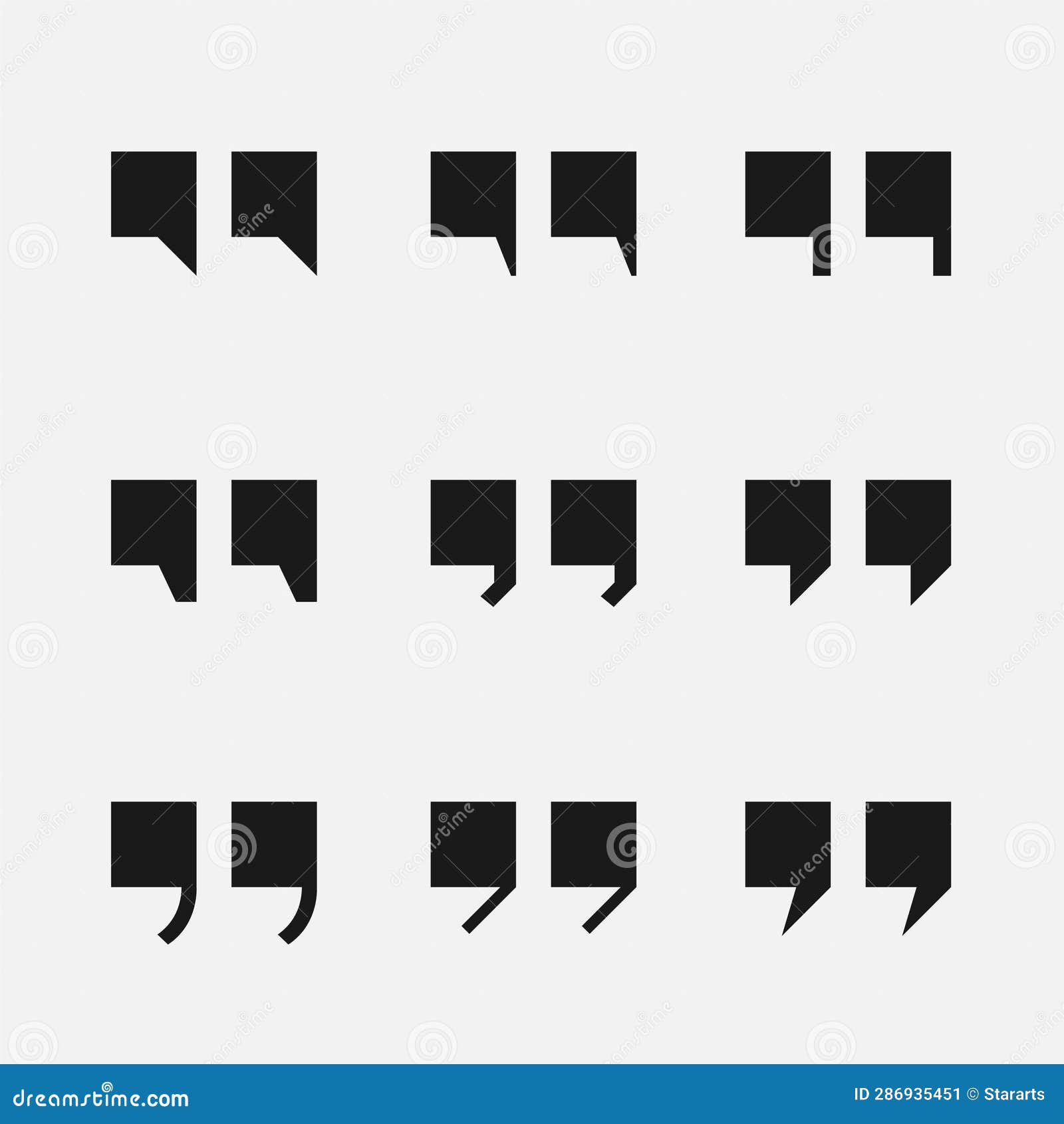 Collection of Double Inverted Comma Background for Web Comment or Talk ...