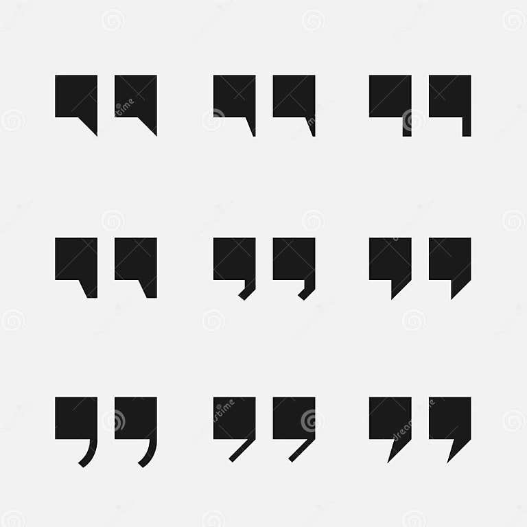 Collection of Double Inverted Comma Background for Web Comment or Talk ...