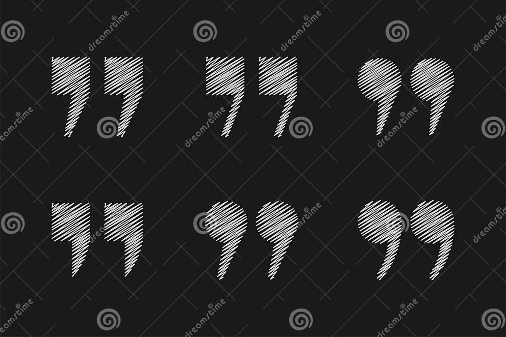 Collection of Double Punctuation Icon Background for Advise or Comment ...