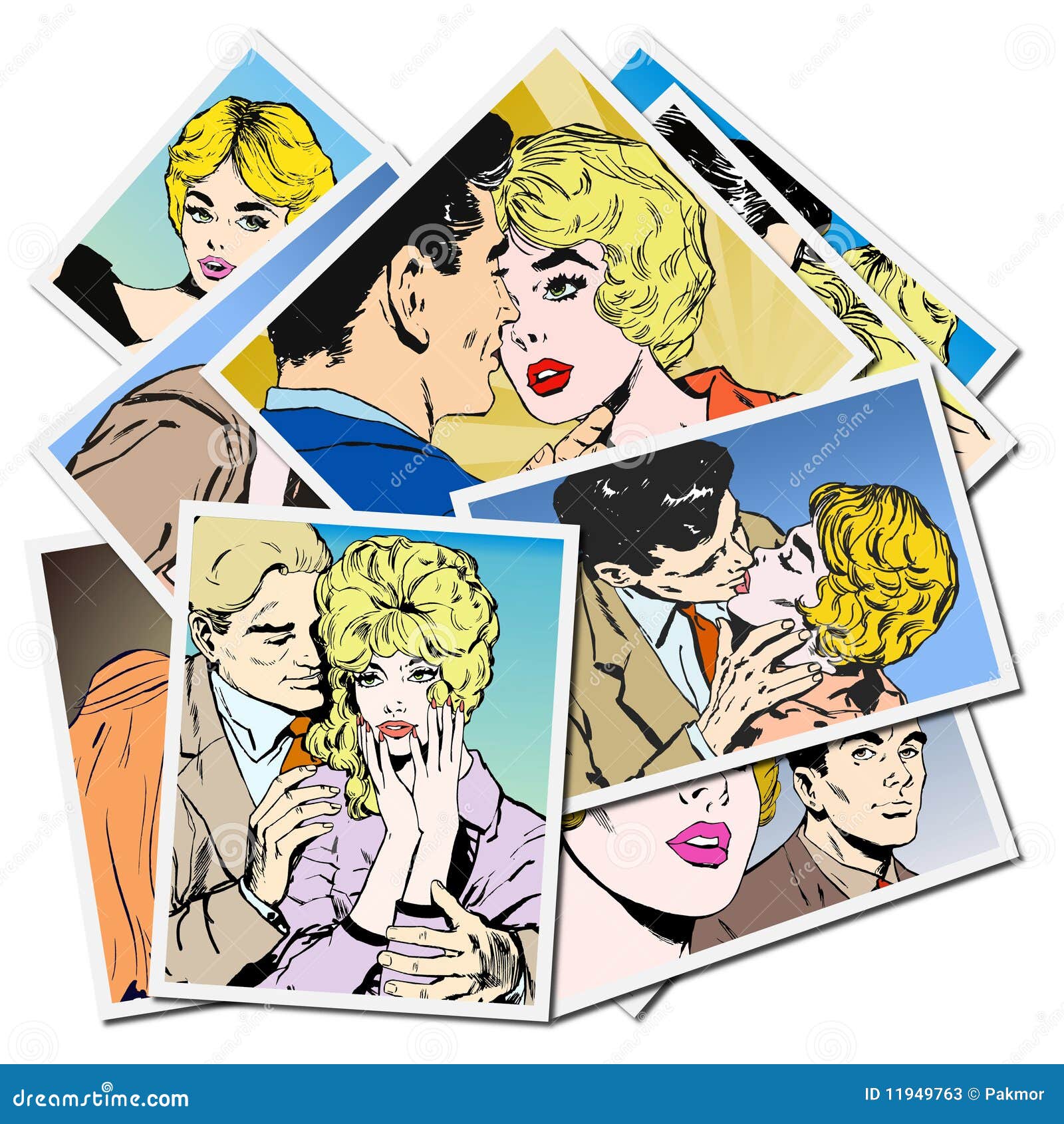 Collection Drawings Couples Stock Illustrations – 25 Collection ...