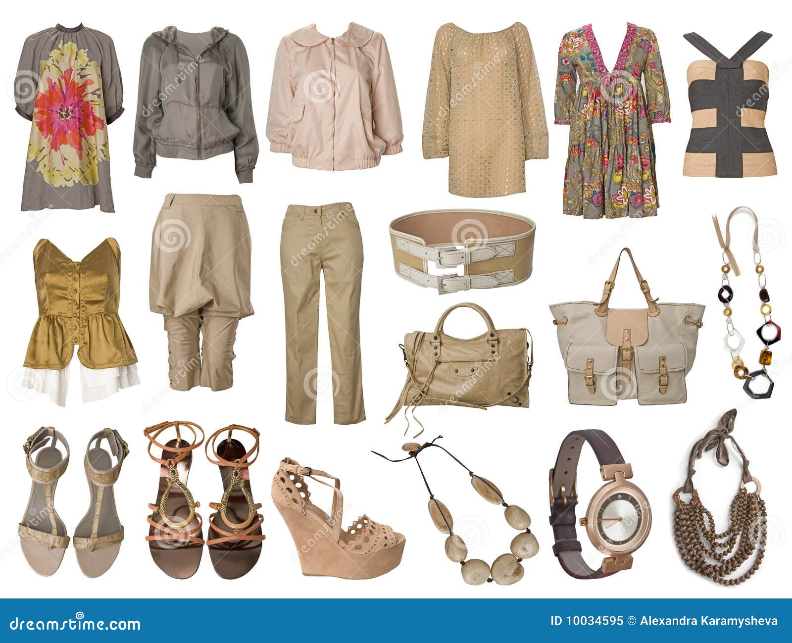 Collection Dress and Clothes Stock Image - Image of jacket, clothes ...