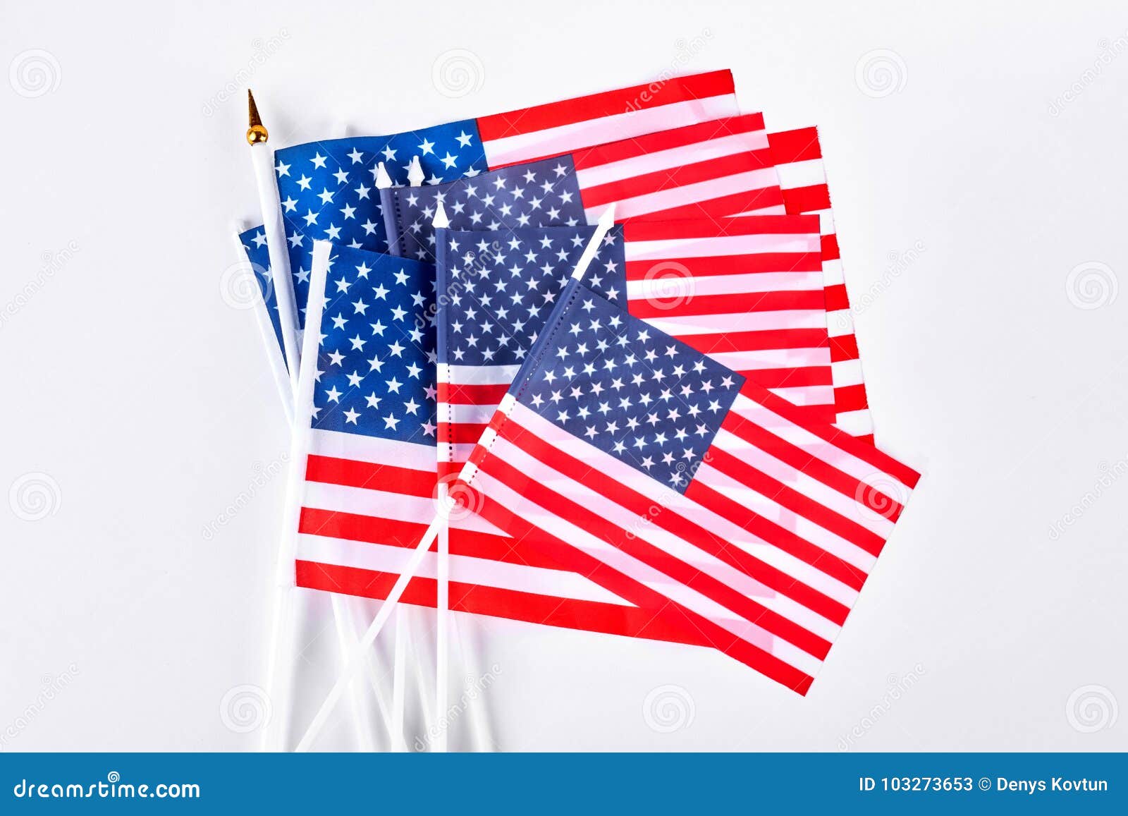Collection Du Petit Drapeau Des Etats-Unis Image stock - Image du ...