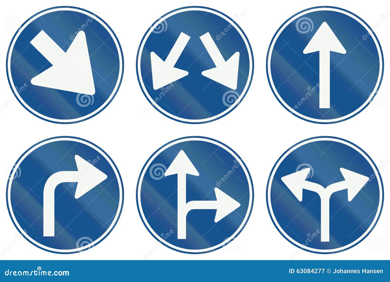 Collection of Dutch Regulatory Road Signs Stock Illustration ...