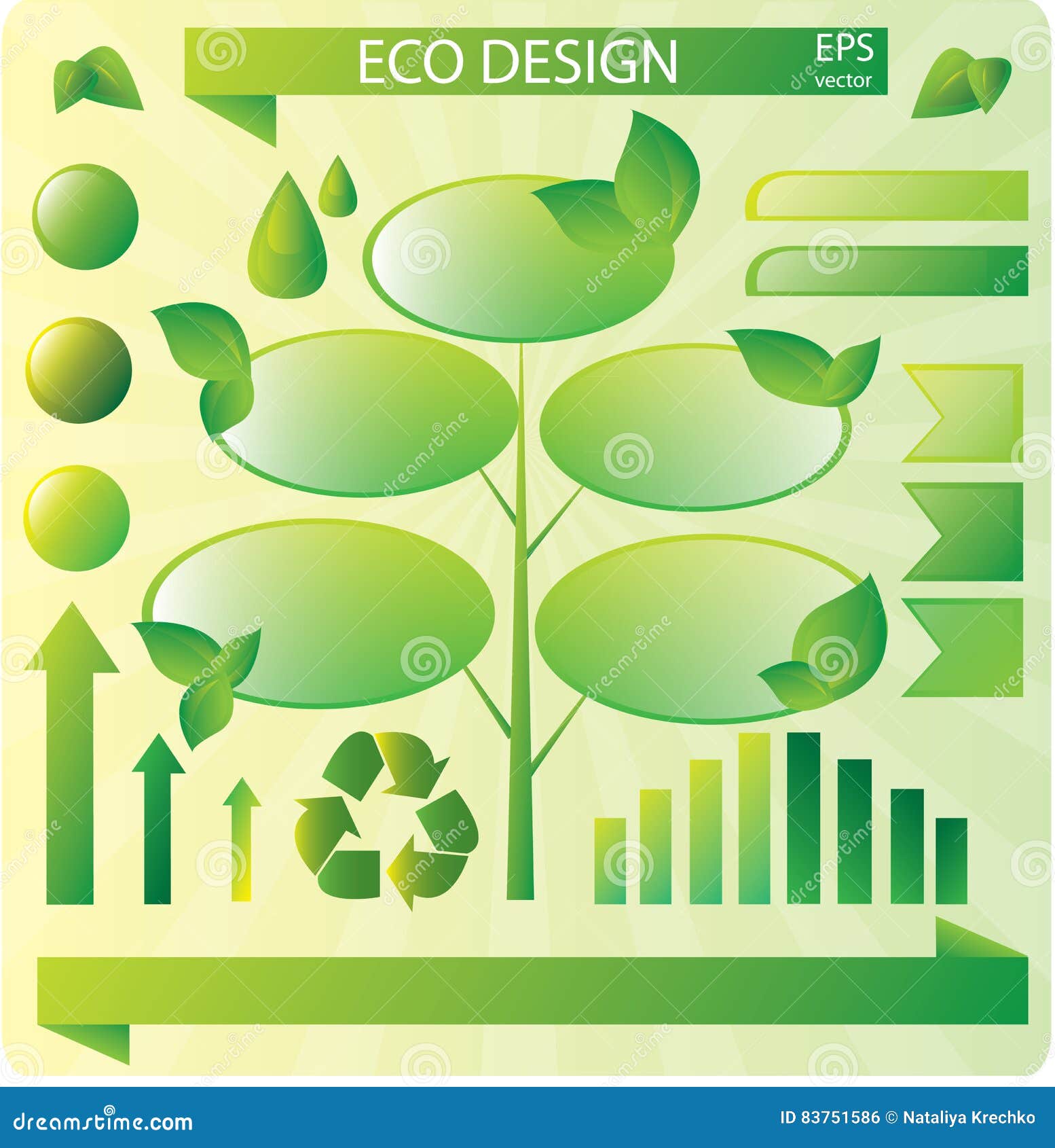 Collection of Ecology Signs Stock Vector - Illustration of life ...