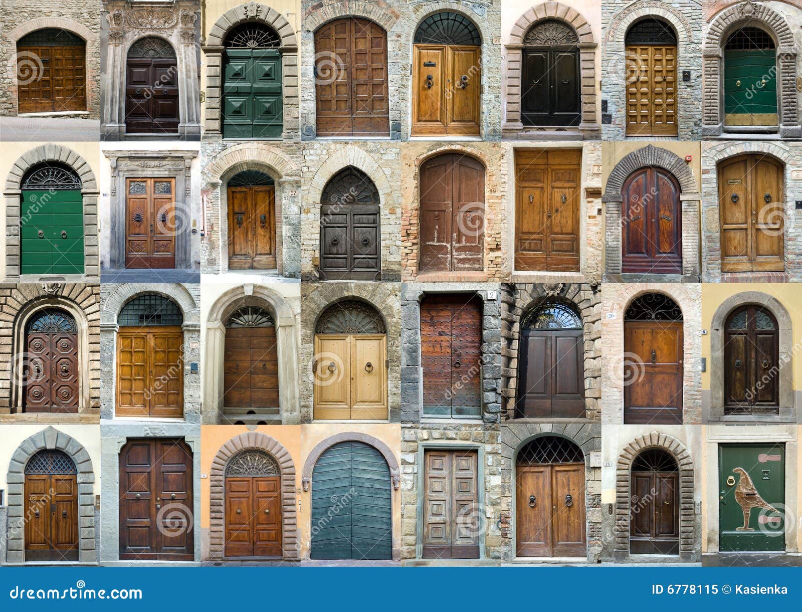 Collection Elegant Door Tuscany Italy Stock Image - Image of entry ...