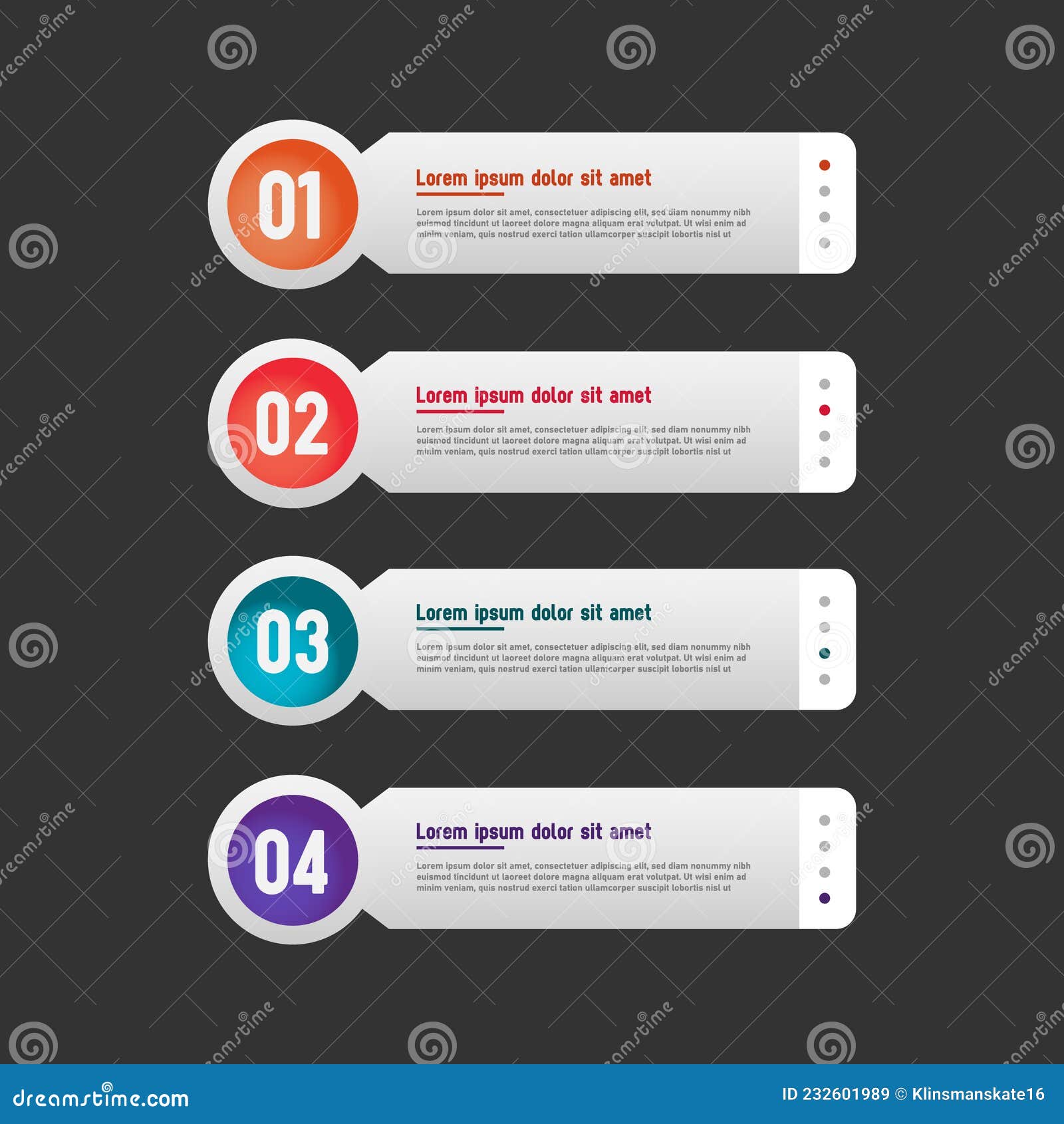 Collection Element Banner Infographic Design Stock Vector ...