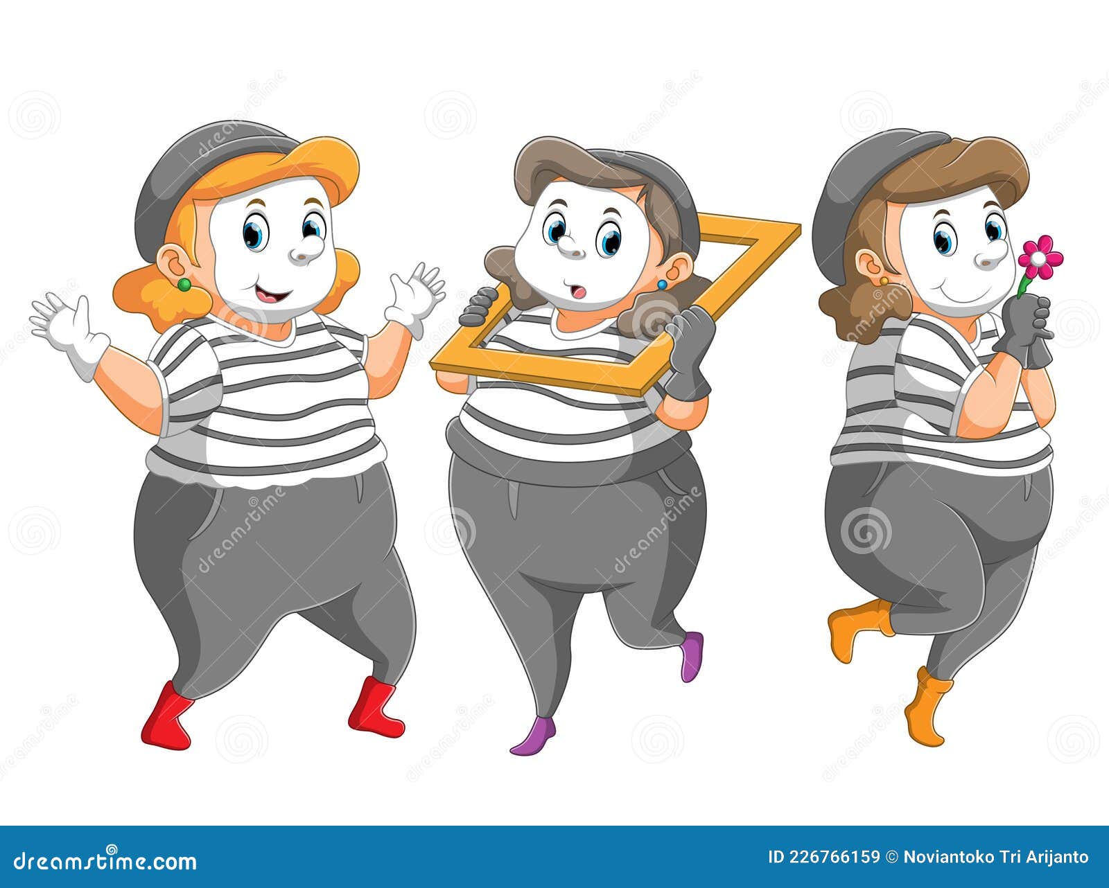 A Collection Of Pantomime Boy Acts With The Good And Different Posing ...