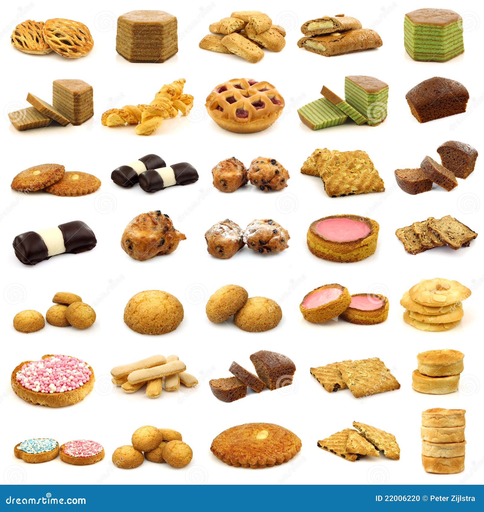 Collection of fine pastry stock photo. Image of pink - 22006220