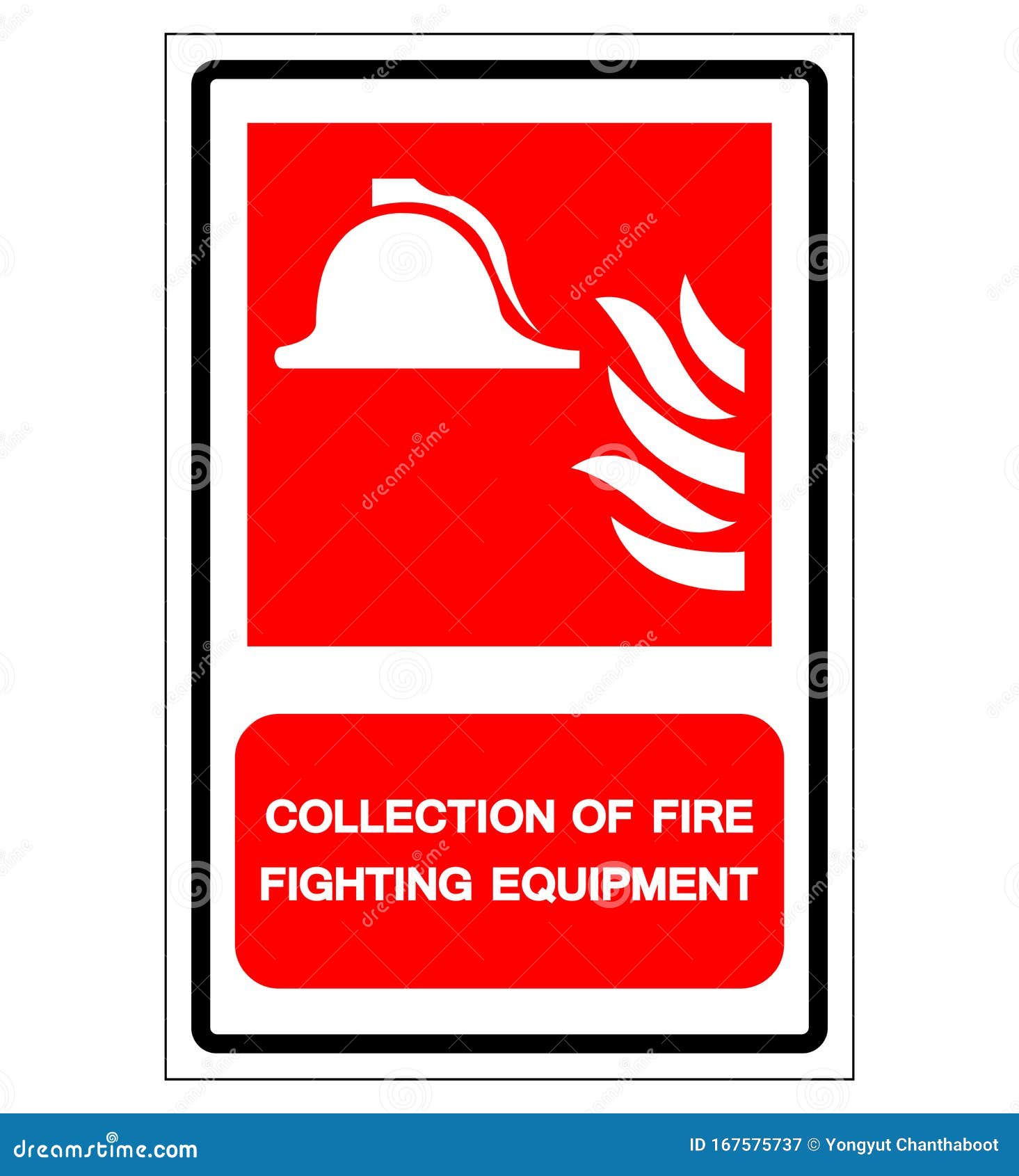Collection of Fire Fighting Equipment Symbol Sign, Vector Illustration ...