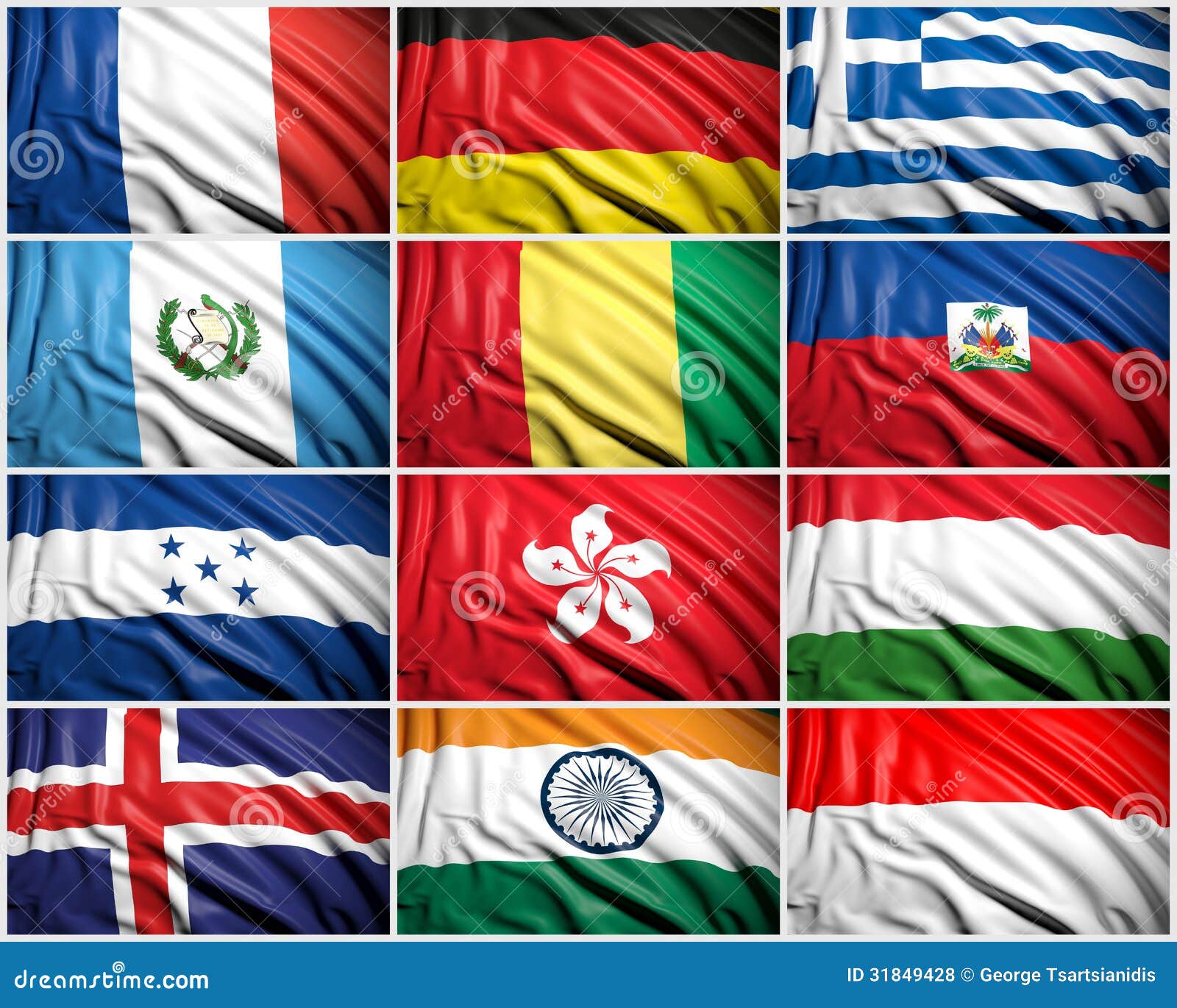 Collection of flags stock illustration. Illustration of group - 31849428
