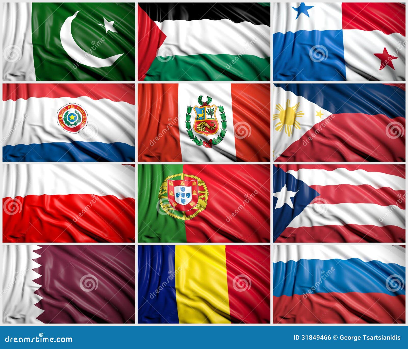 Collection of flags stock illustration. Illustration of flaunt - 31849466