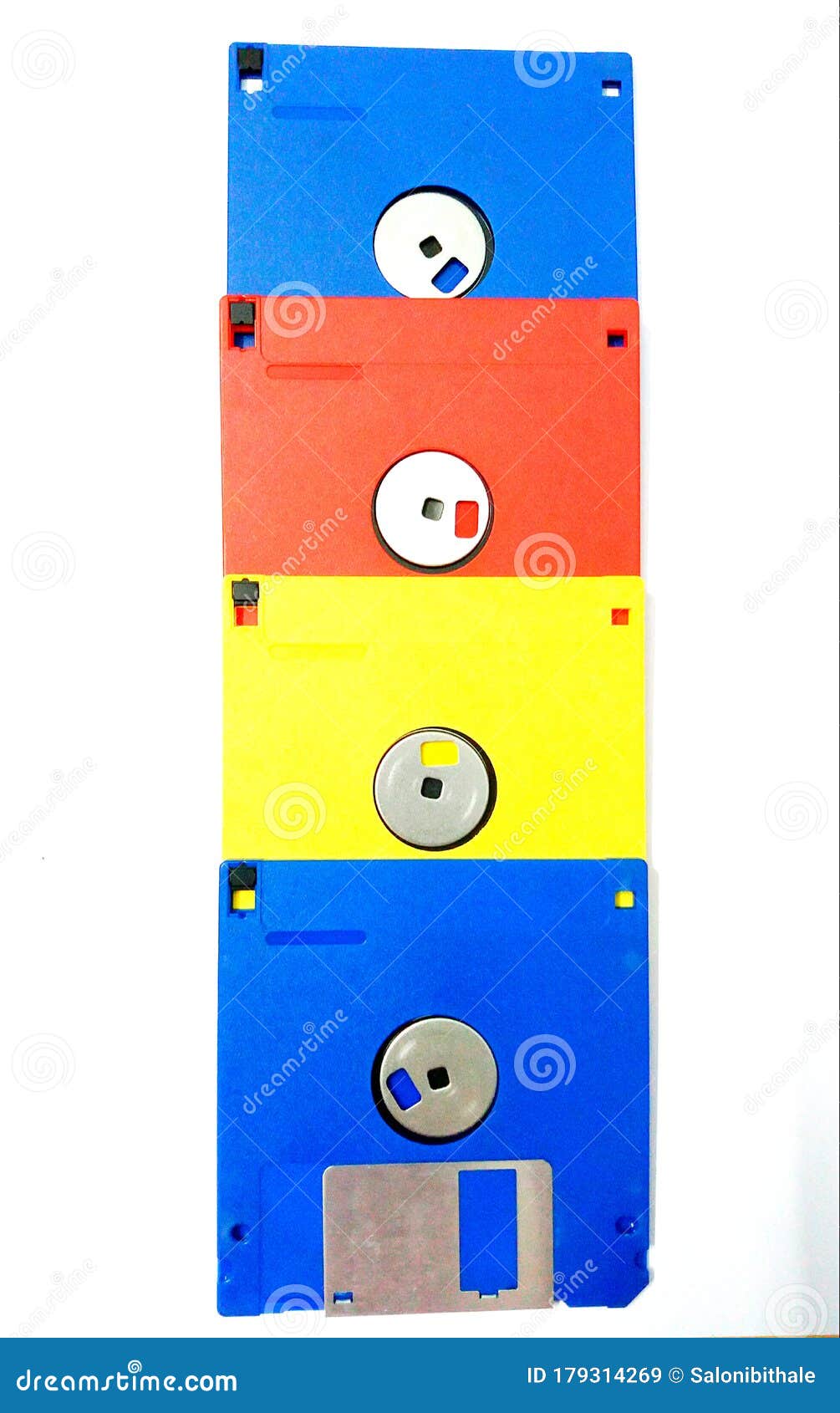 Collection of Floppy Disk Used in Old Computer Models Stock Image ...
