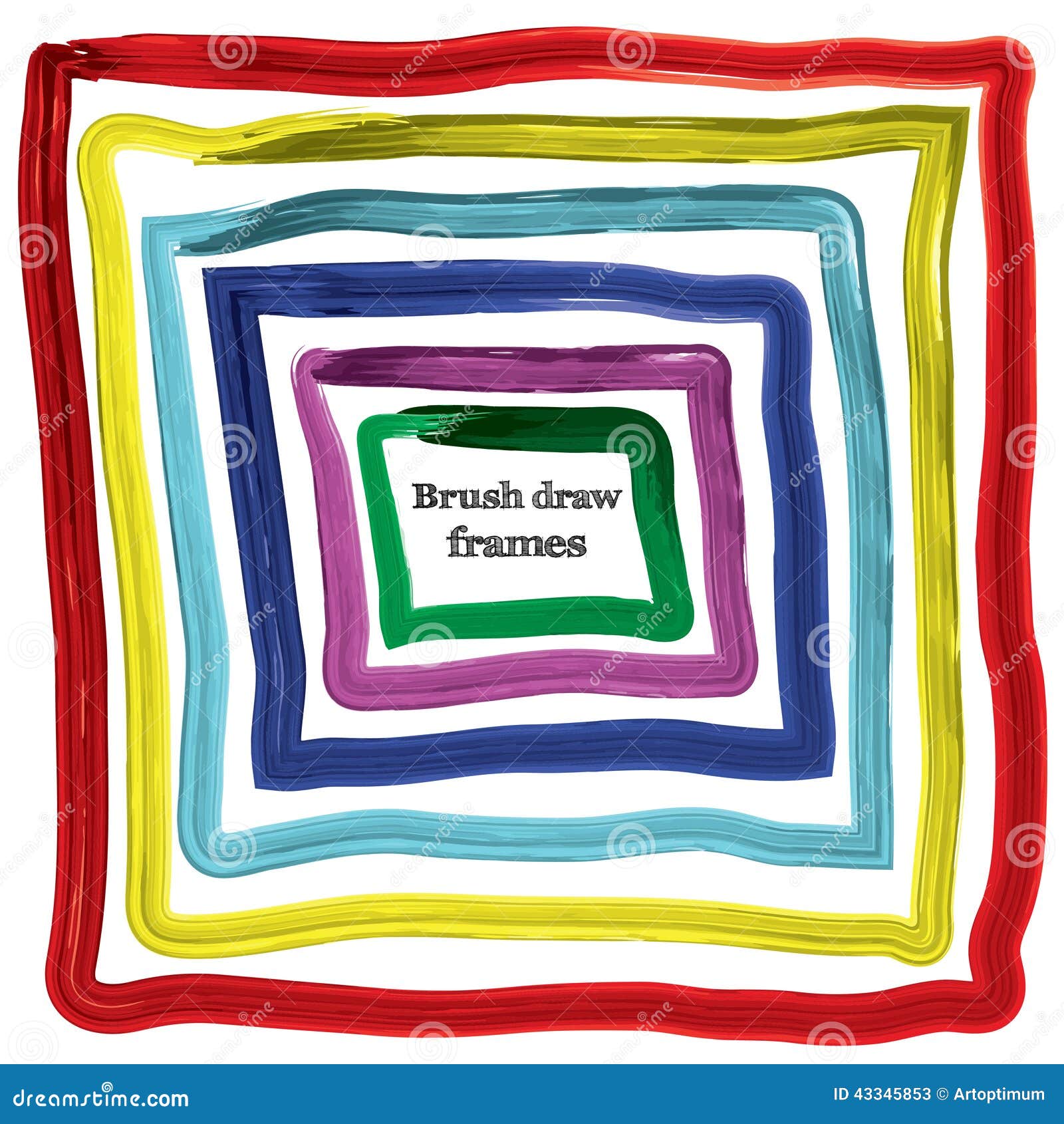 Collection of Frame for Design Stock Vector - Illustration of shape ...