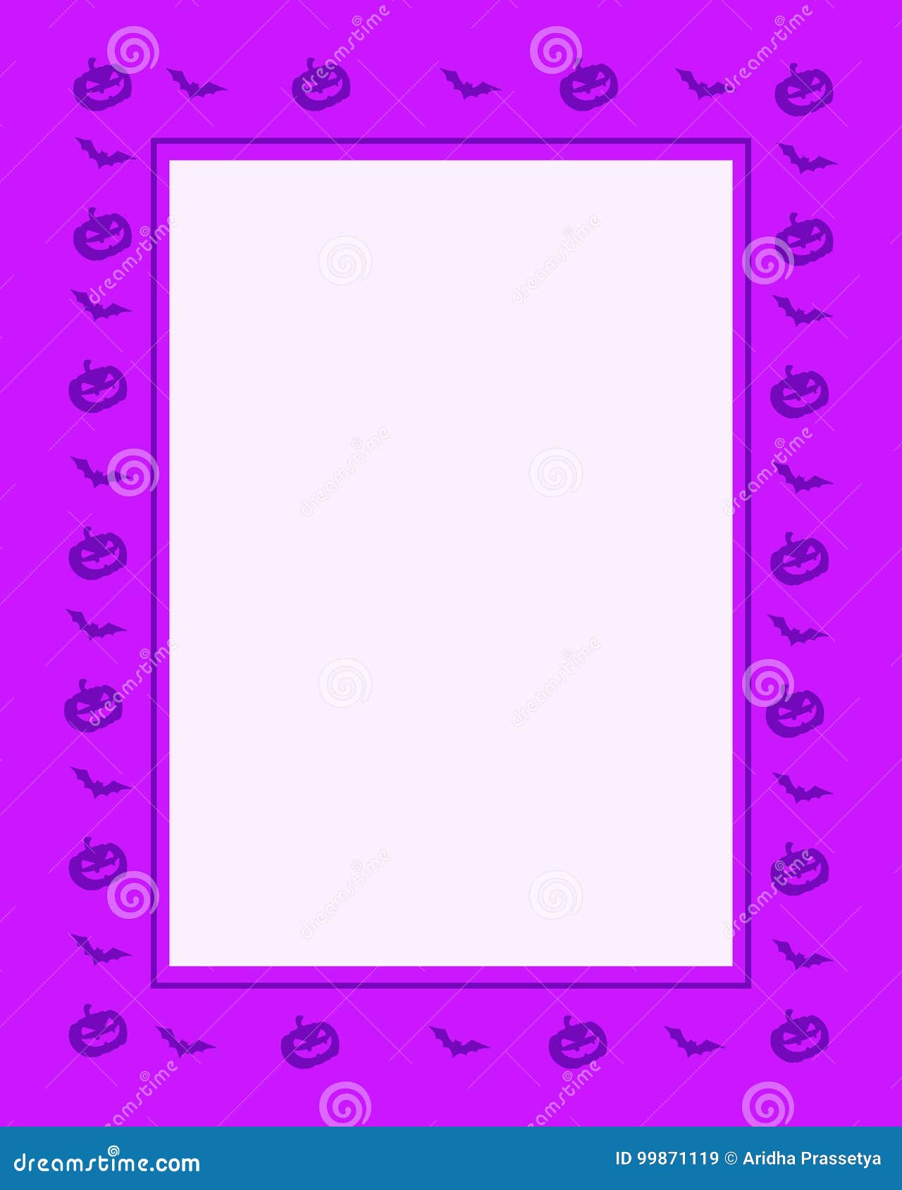 Collection Frame Halloween Theme Style Stock Vector - Illustration of ...