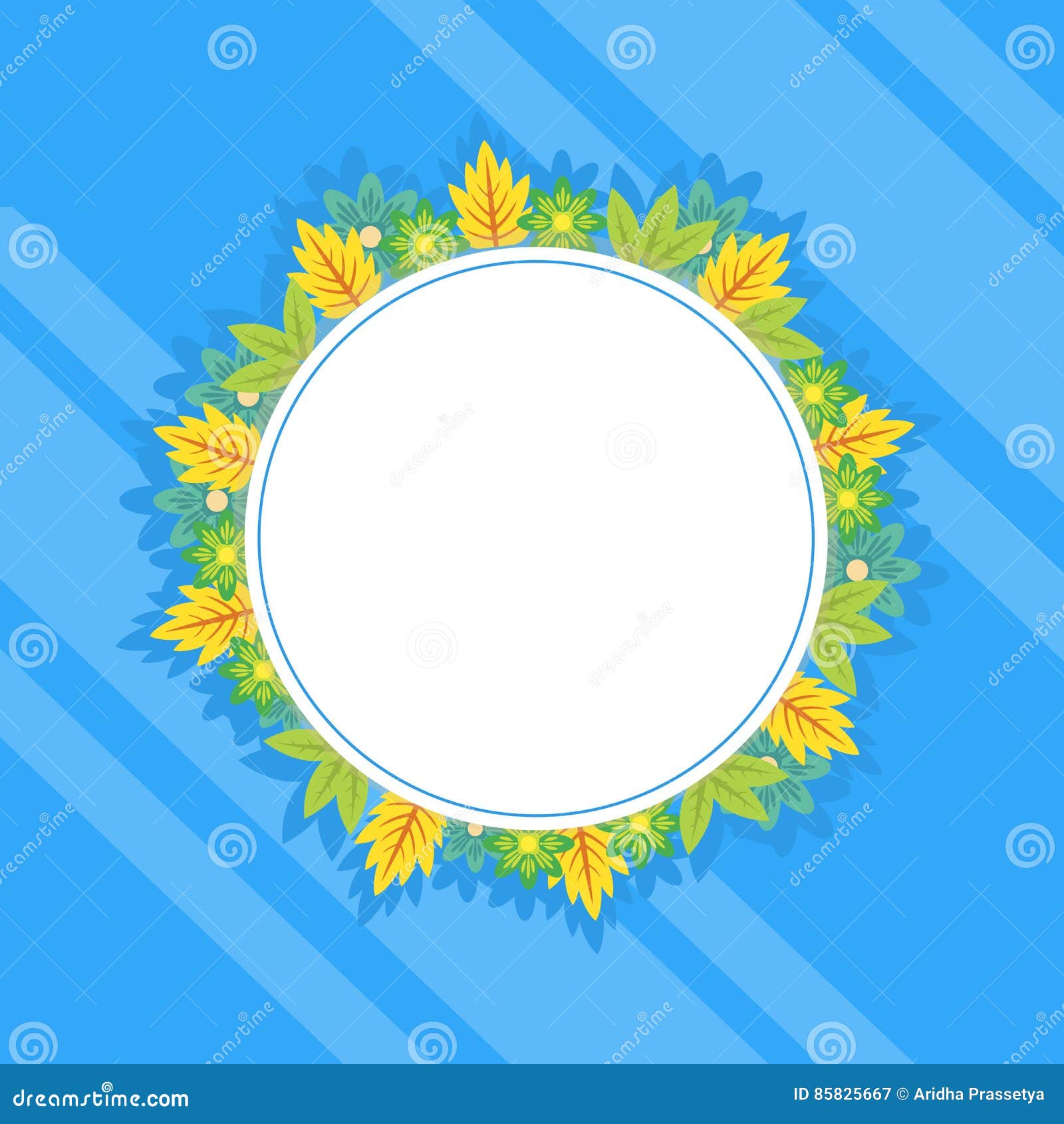 Collection of Frame Spring Style Stock Vector - Illustration of drawing ...