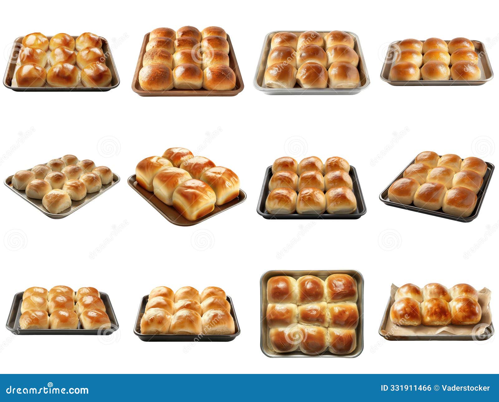 Baking Pans For Cupcakes And Cupcake In Plate, Flat Vector Illustration ...