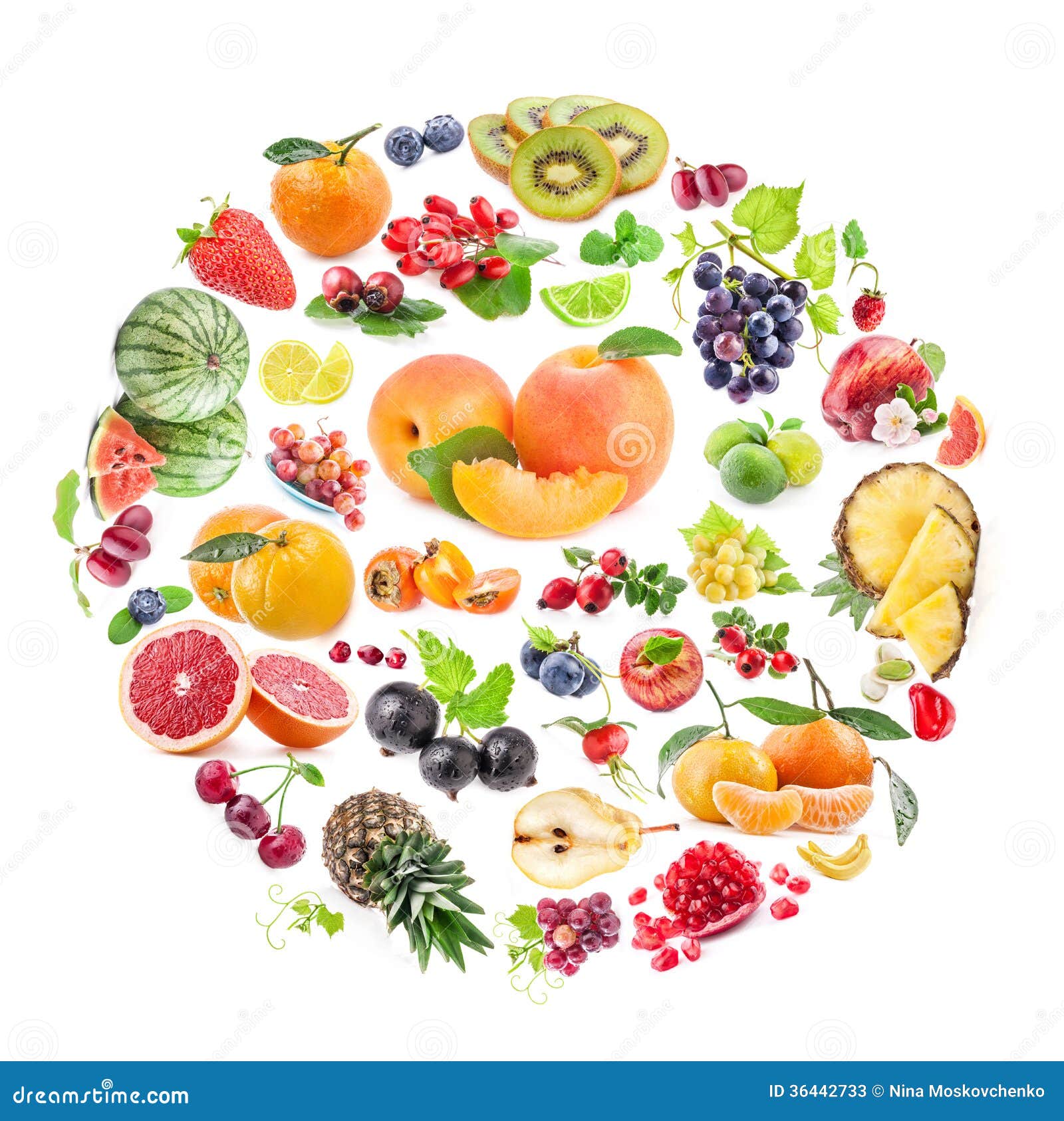 Collection of fruits stock image. Image of berry, lemon - 36442733