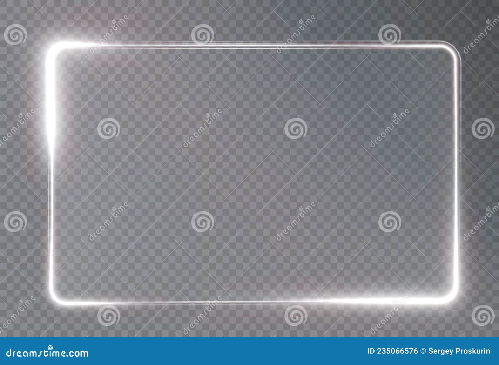 Collection of Futuristic Hud Light White Frame. PNG Technological ...