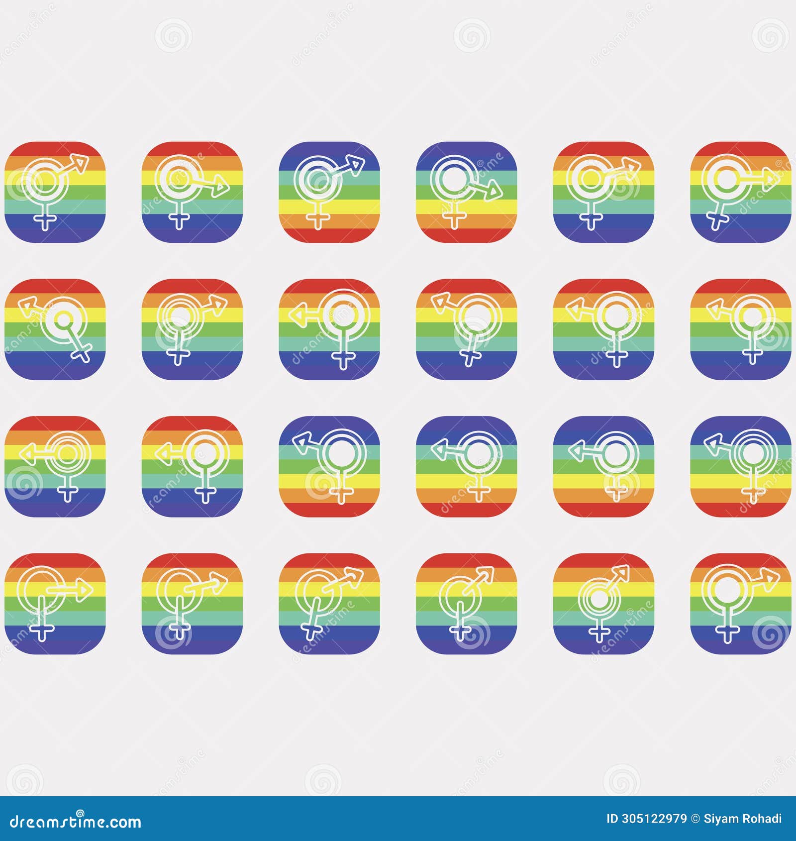Collection of gender logos stock vector. Illustration of outline ...