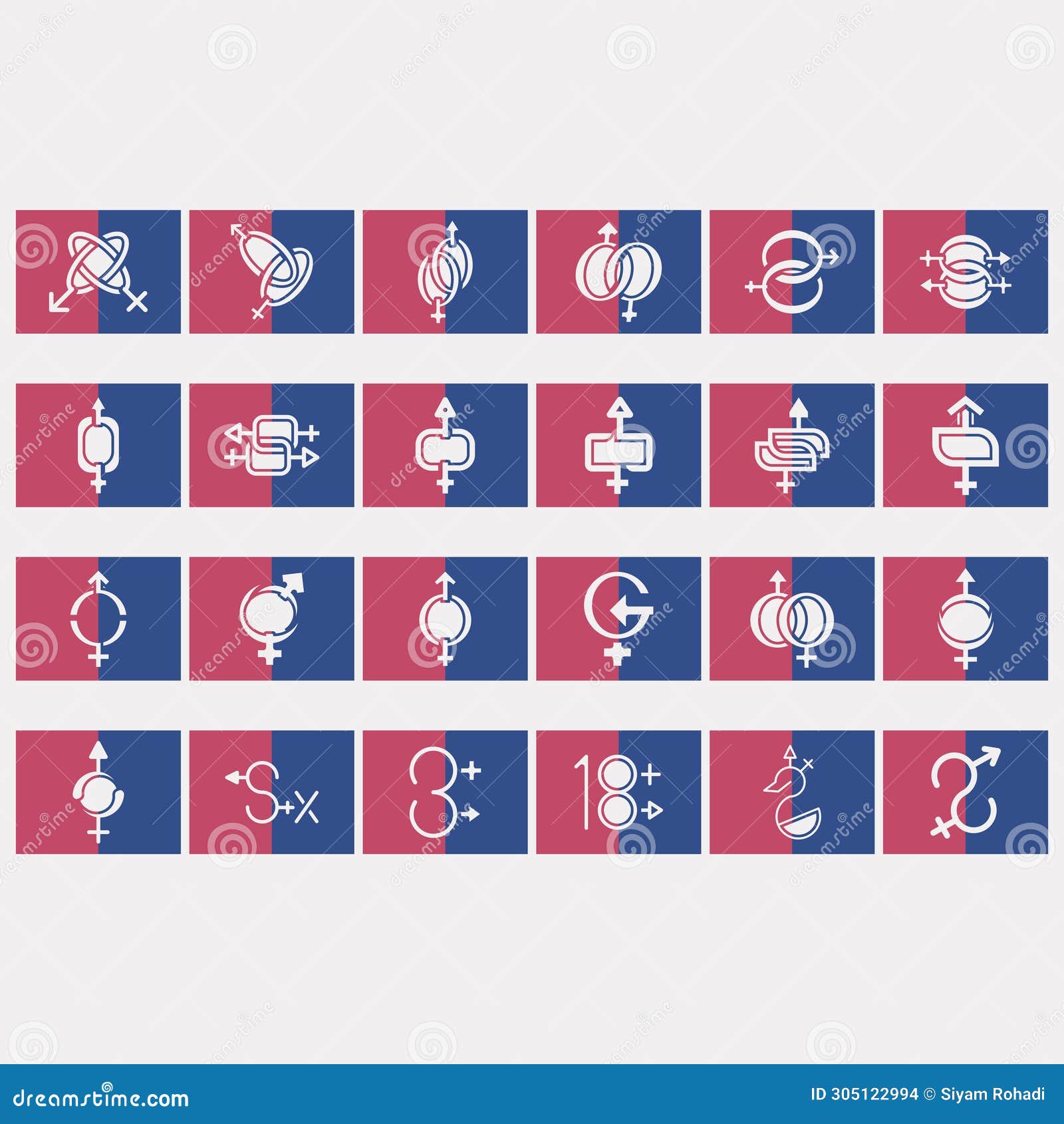 Collection of gender logos stock vector. Illustration of gender - 305122994