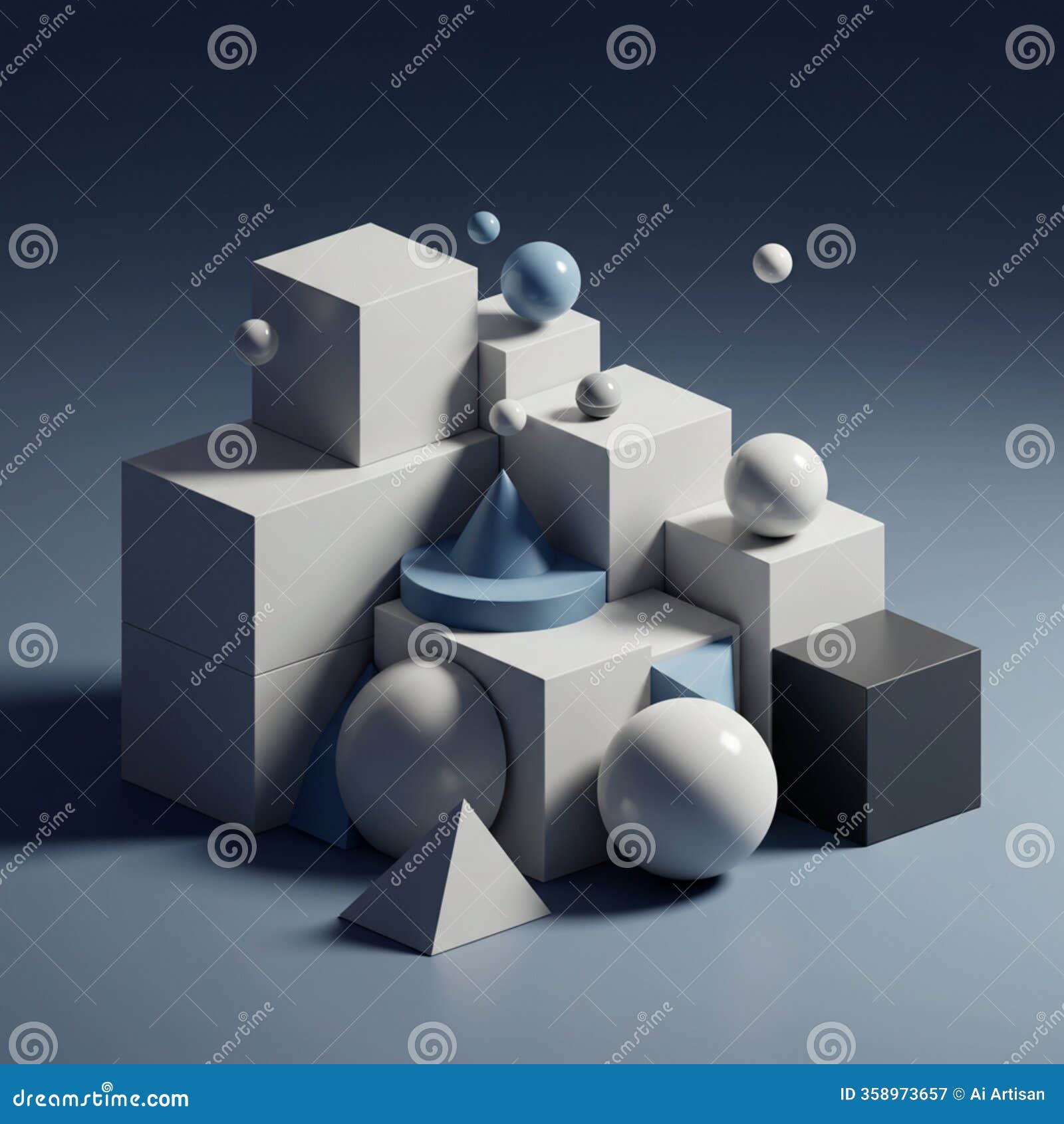 Balanced Composition Coffee Table Positioned Between White Sofa And ...