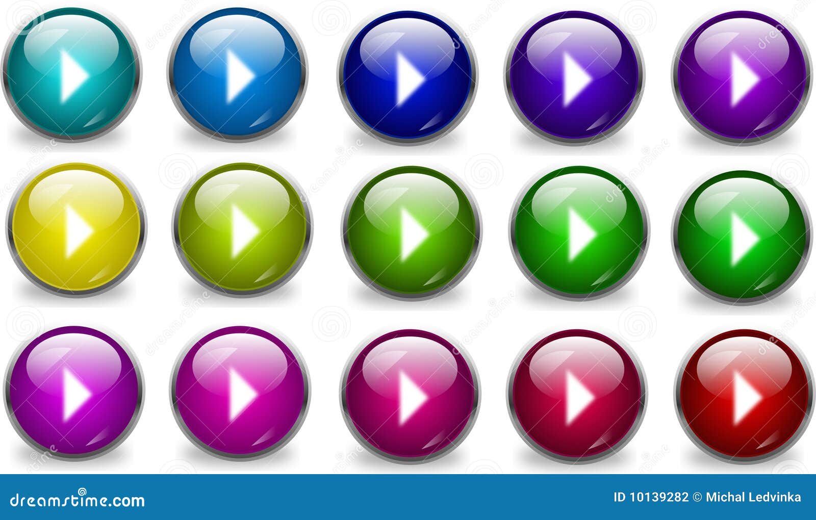 Play Buttons, Neomorphic Style White Player. Trend 2021 Cartoon Vector ...