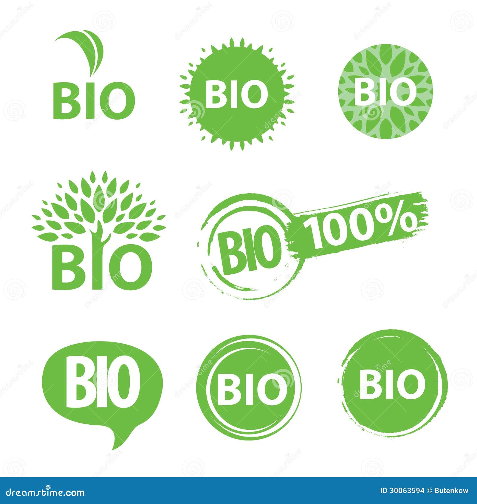 Bio logo stock vector. Illustration of service, fresh - 30063594