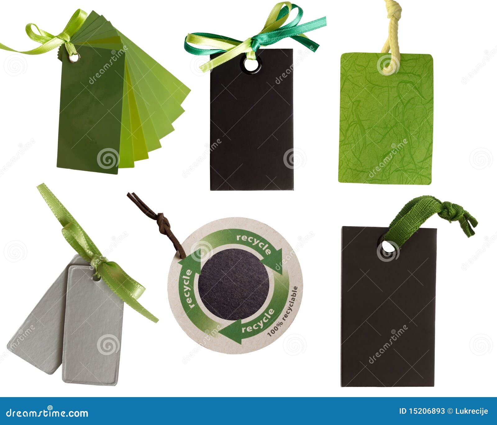 Collection of green tags, stock image. Image of shopping - 15206893