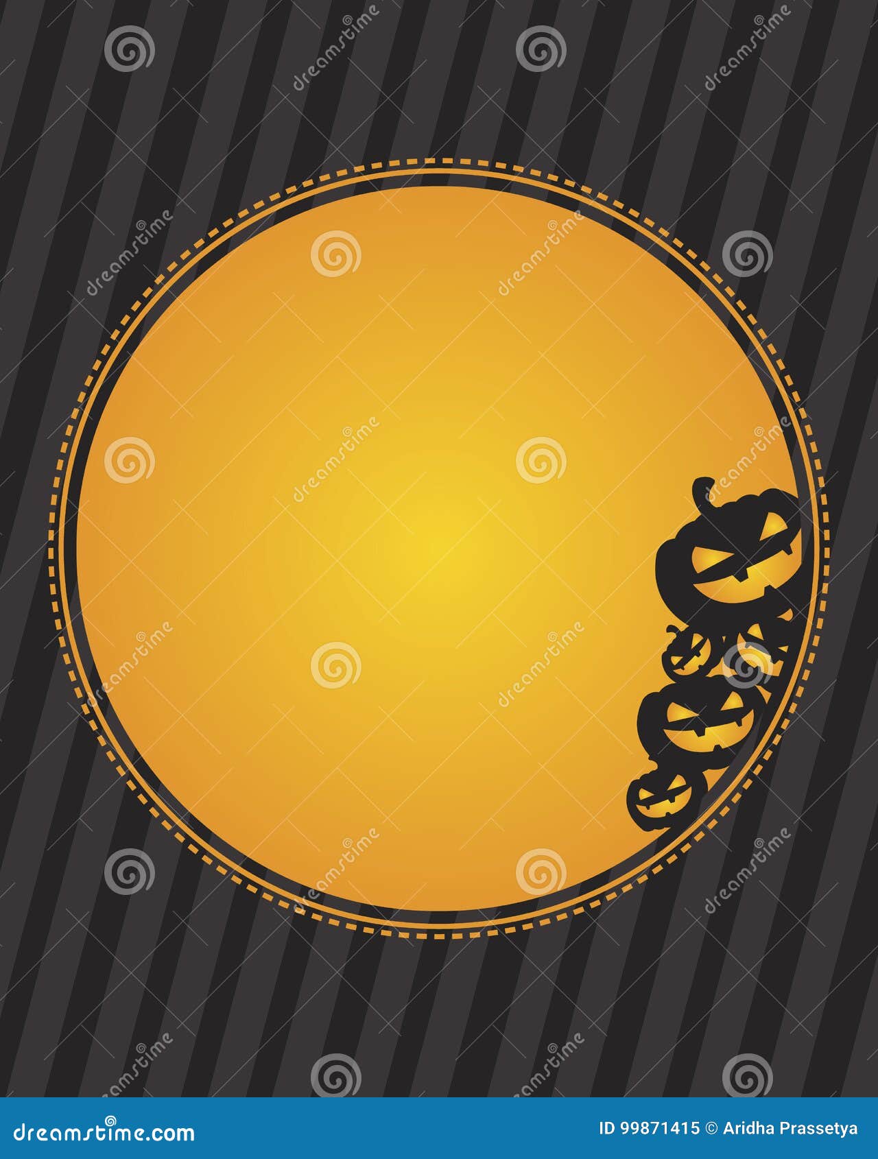 Collection of Halloween Theme Frame Stock Vector - Illustration of ...