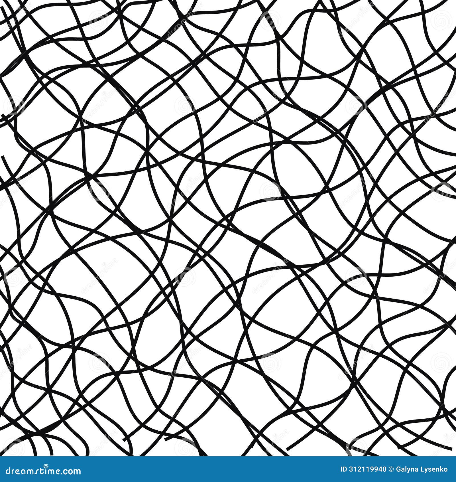 Collection of Hand Drawn Line Textures. Includes Vector Scribbles, Grid ...