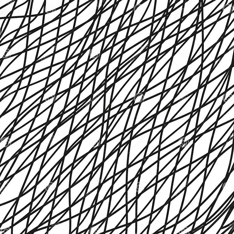 Collection of Hand Drawn Line Textures. Includes Vector Scribbles, Grid ...