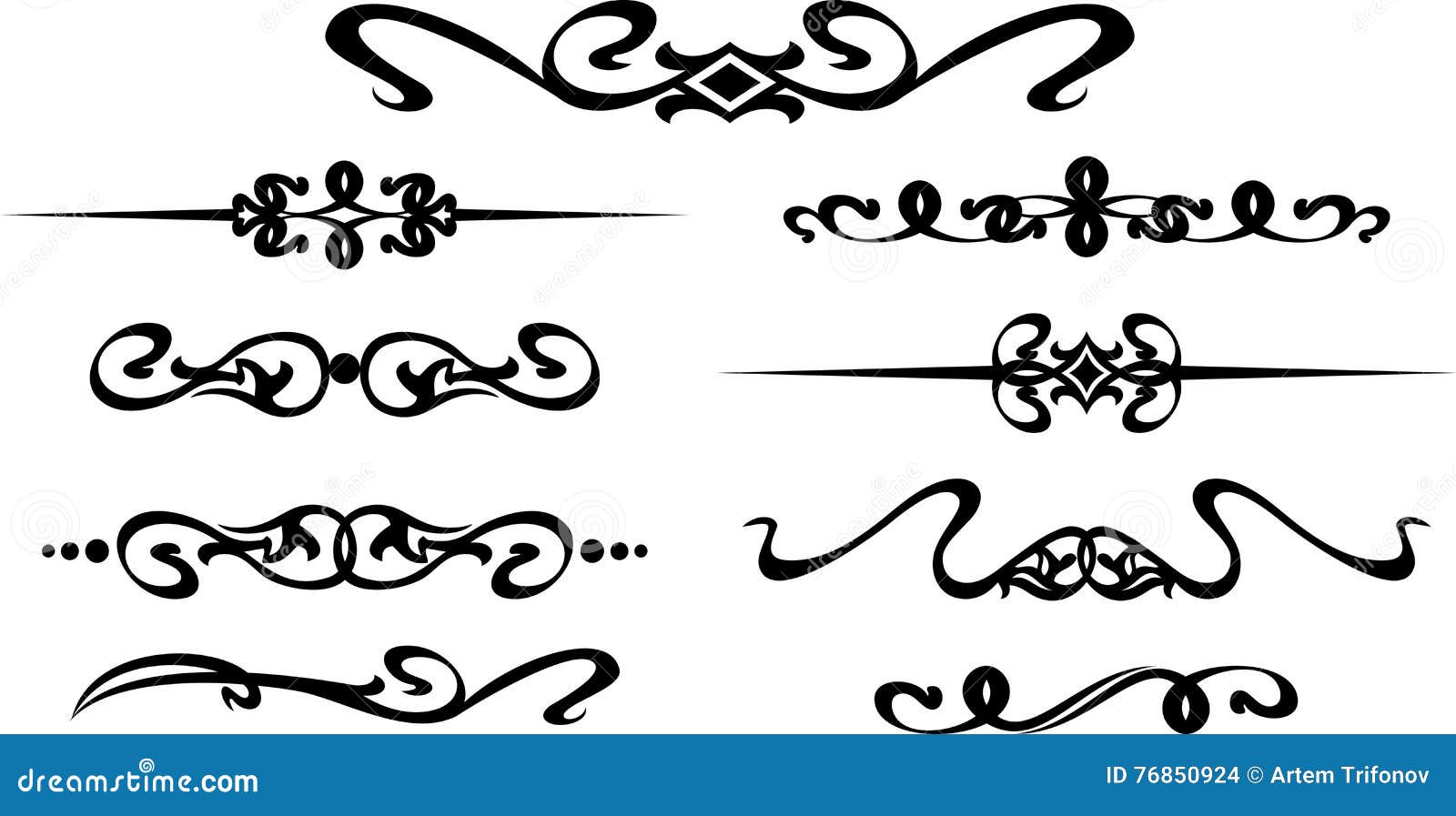 Collection of Hand Drawn Modern Frames for Text Decoration Stock Vector ...