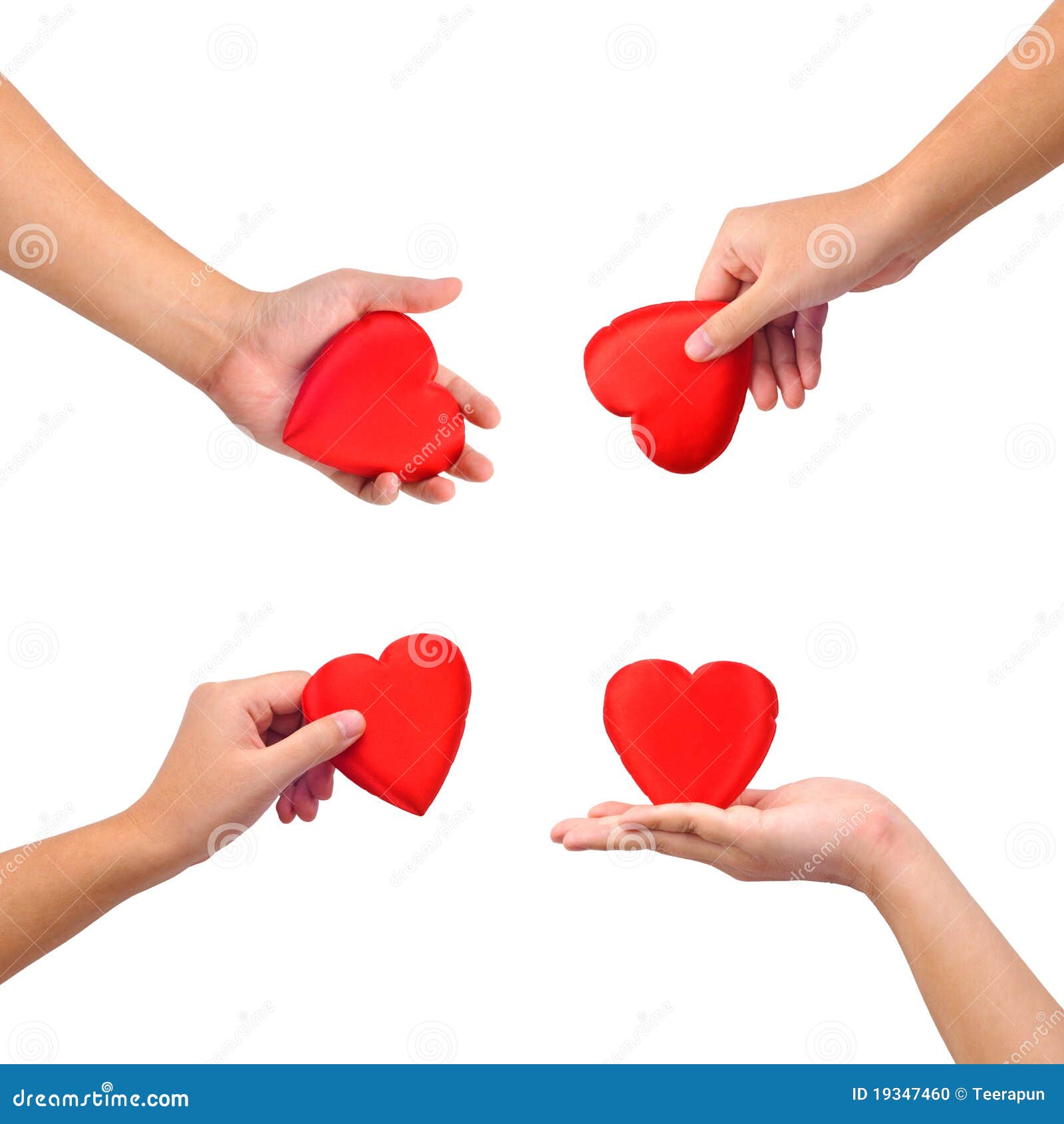 Collection of Hands with Heart Stock Photo - Image of healthy, isolated ...