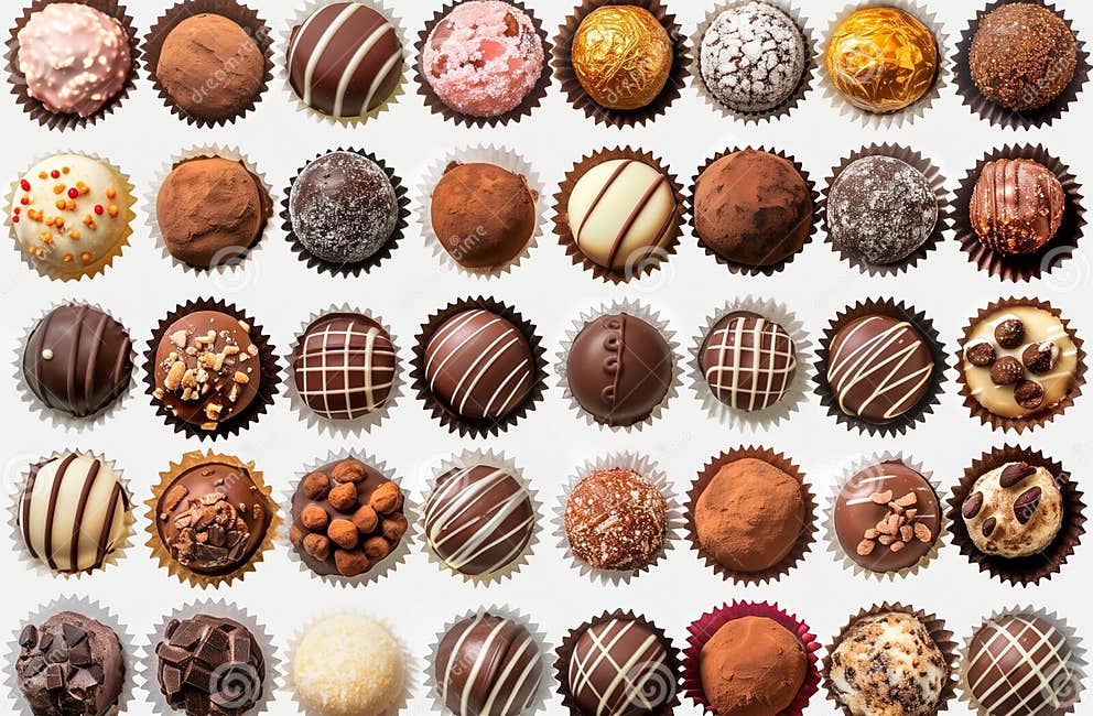 A Collection of High-resolution Images Showcasing an Array of Chocolate ...