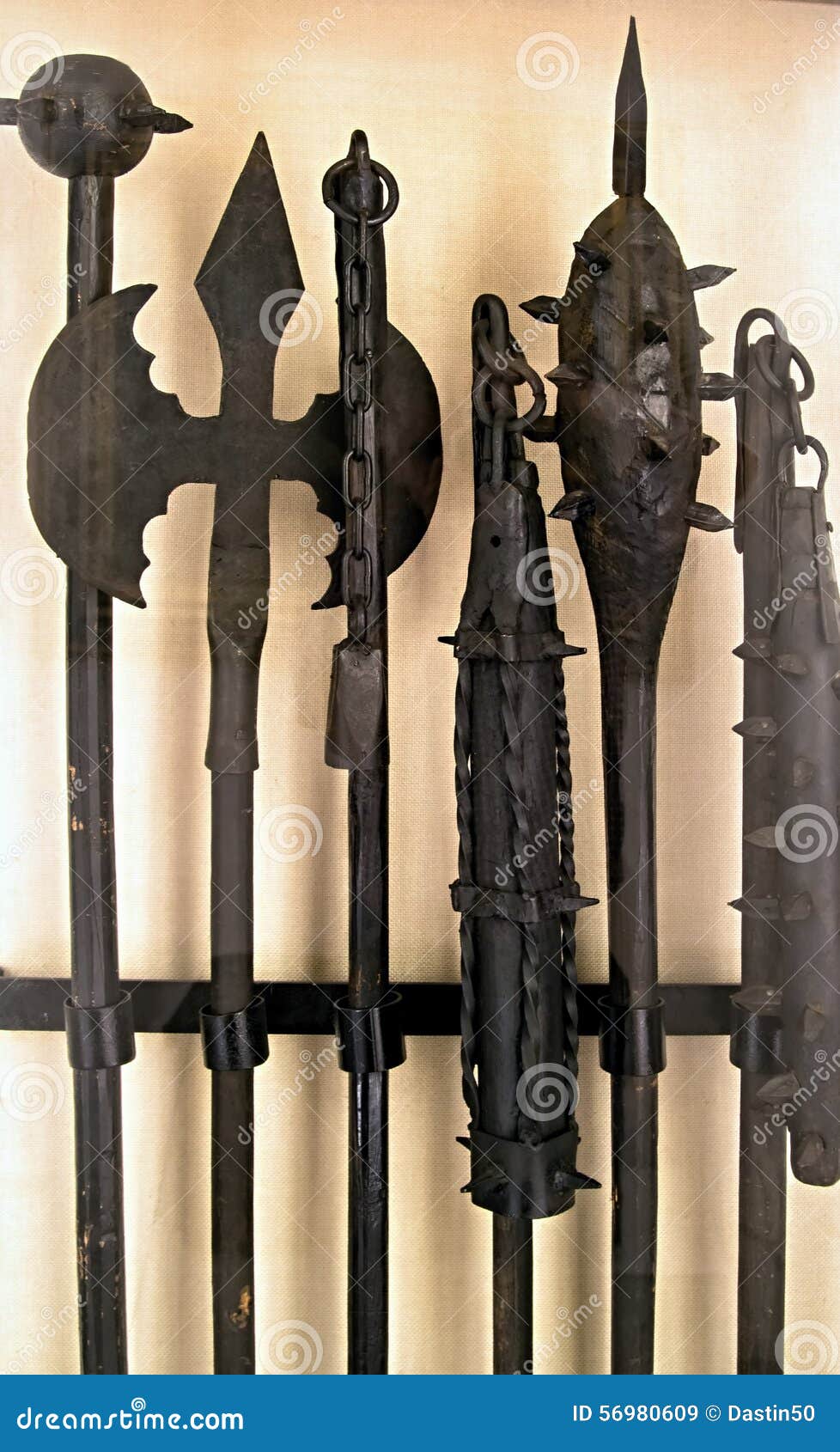 A Collection of Historical Weapons Stock Image - Image of historical ...