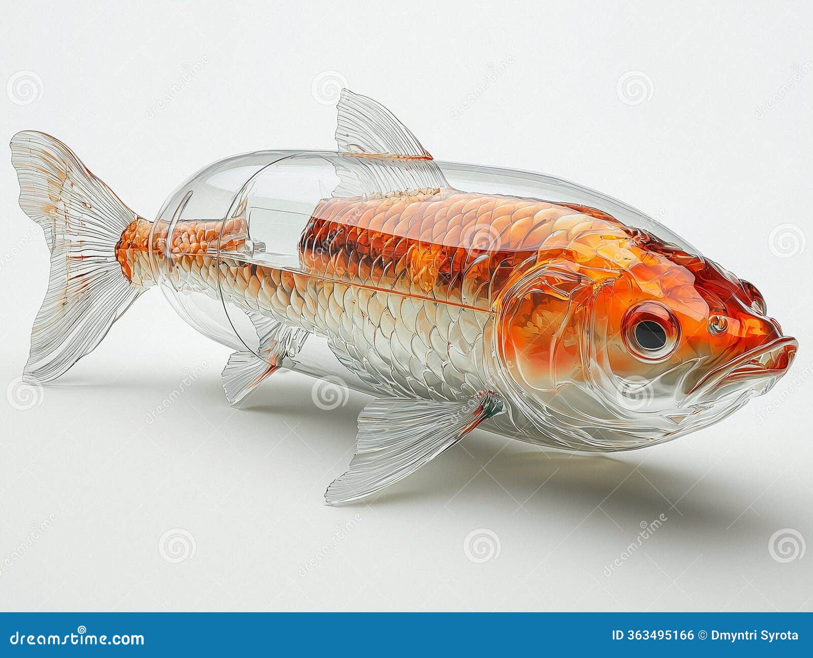 Realistic Fish Coloring Page With New Yorker Cartoon Style Drawing ...