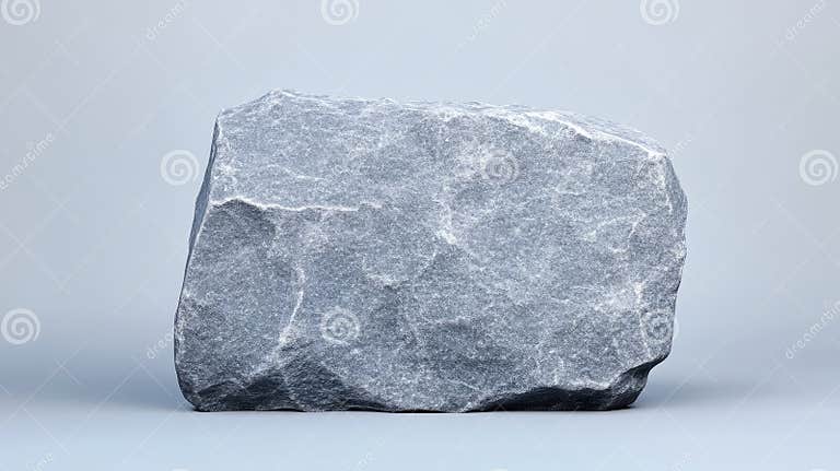 A Collection of Hyper-realistic Silver Rocks Rests on a Sleek Surface ...