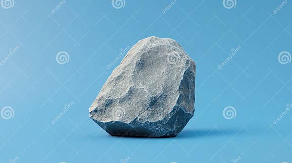 A Collection of Hyper-realistic Silver Rocks Rests on a Sleek Surface ...