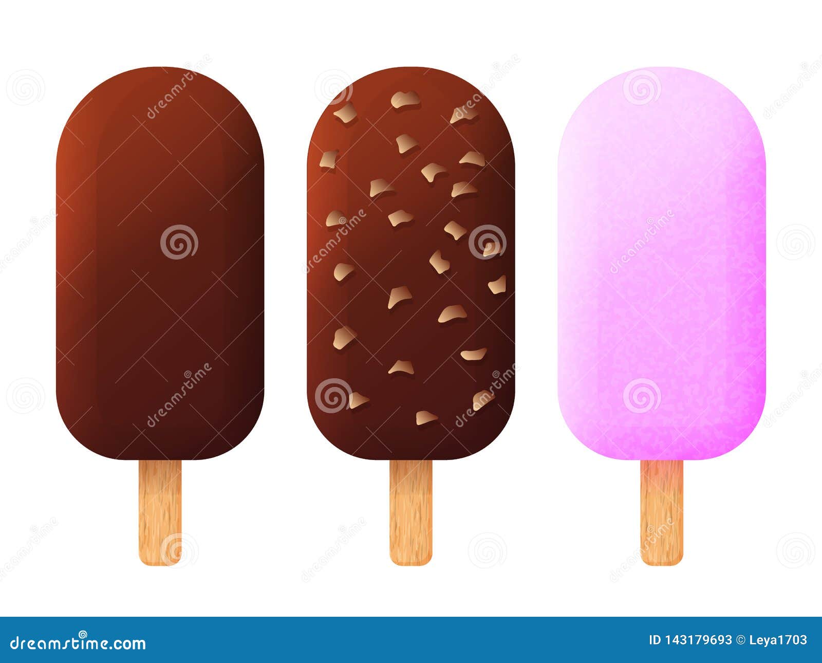 Collection of Ice Lolly. Vector Illustration Stock Vector ...