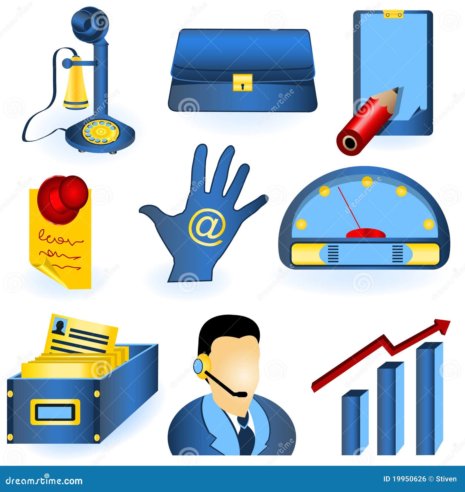 Collection of icons stock vector. Illustration of icon - 19950626