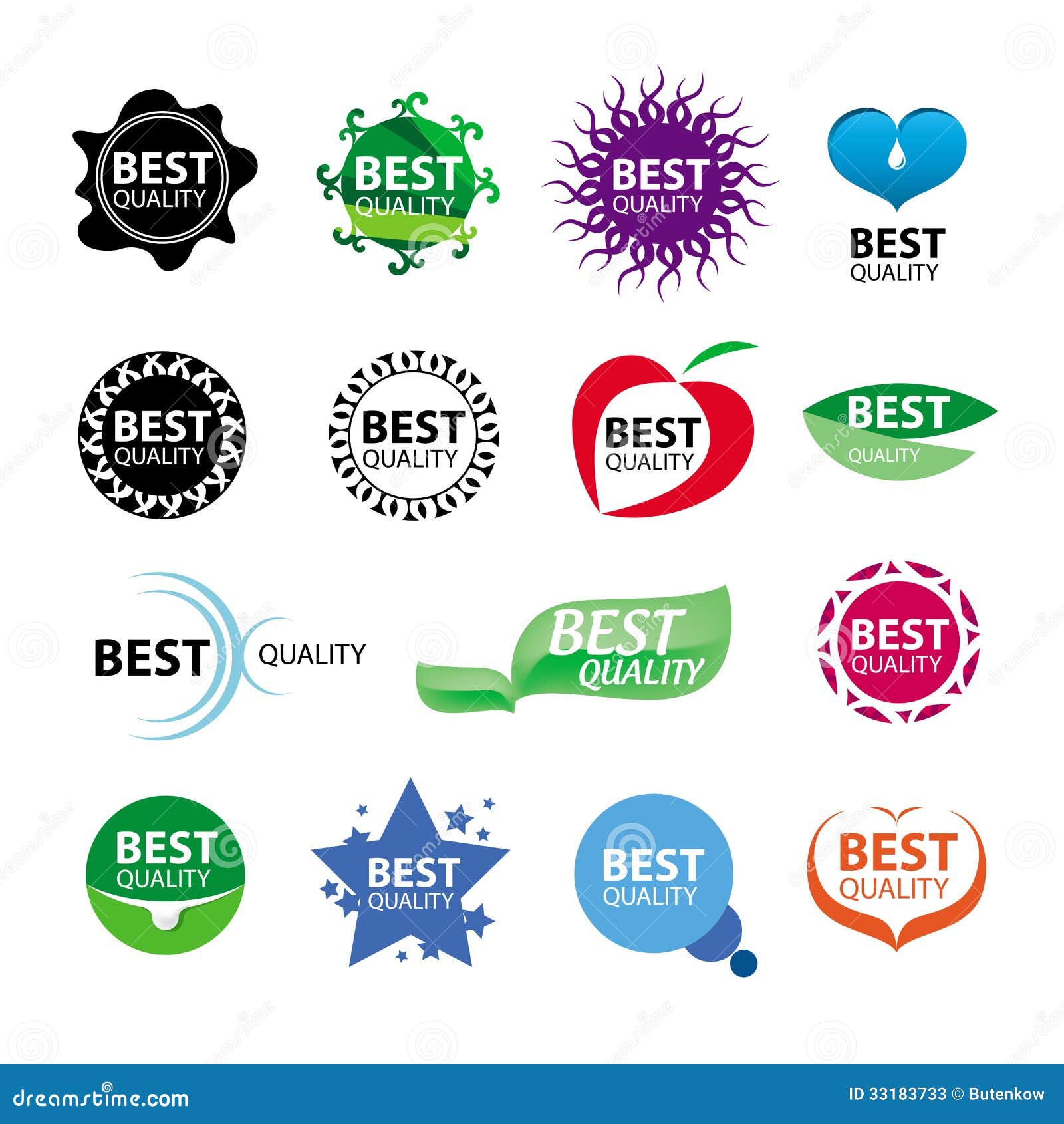 Collection Icons for Packages of Best Quality Stock Vector ...