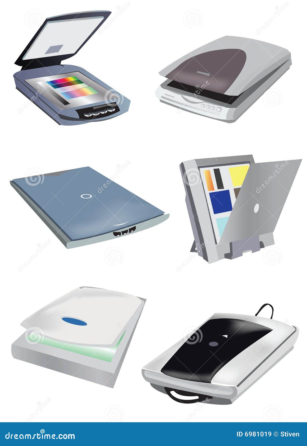 Computer Scanner Clip Art