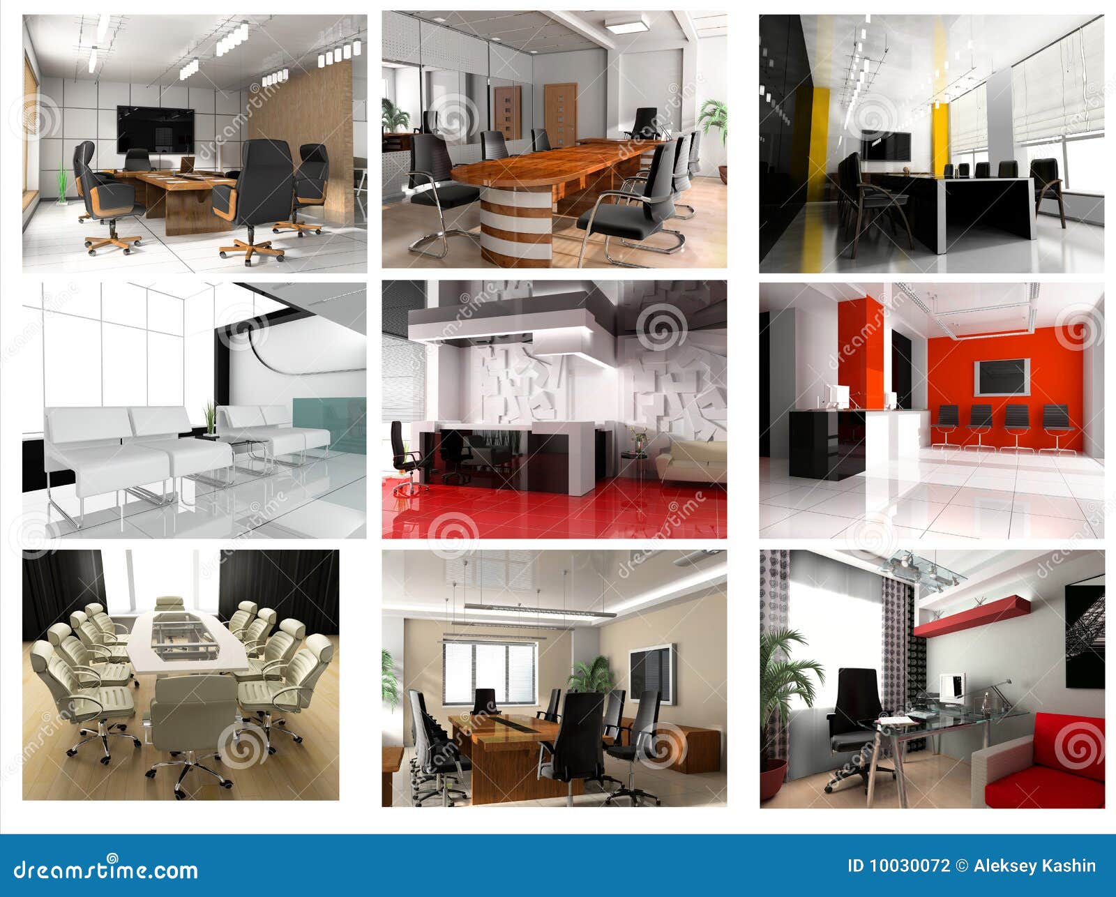 Collection of Images of Modern Office Stock Illustration - Illustration ...