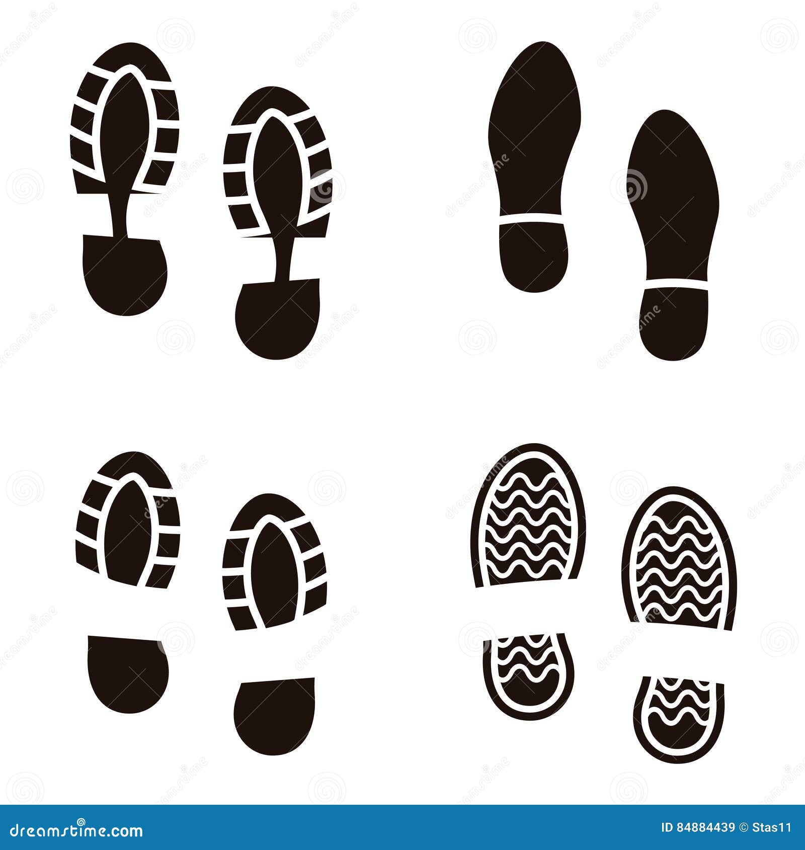 Imprint Soles Shoe Sign Icon. Shoe Print Symbol. Do Not Step. Red ...